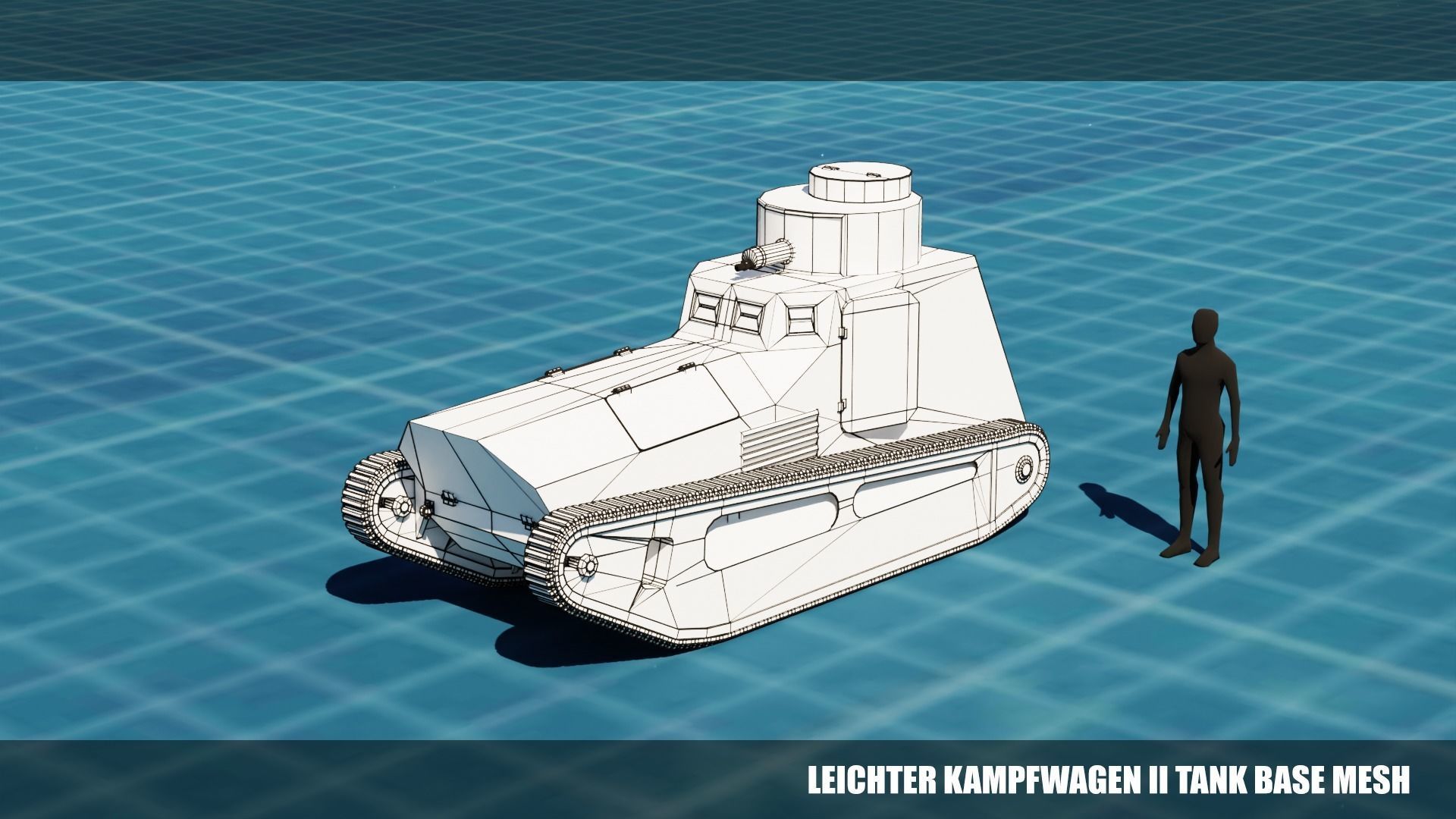 3D model 43 Tanks Base Mesh VR / AR / low-poly | CGTrader
