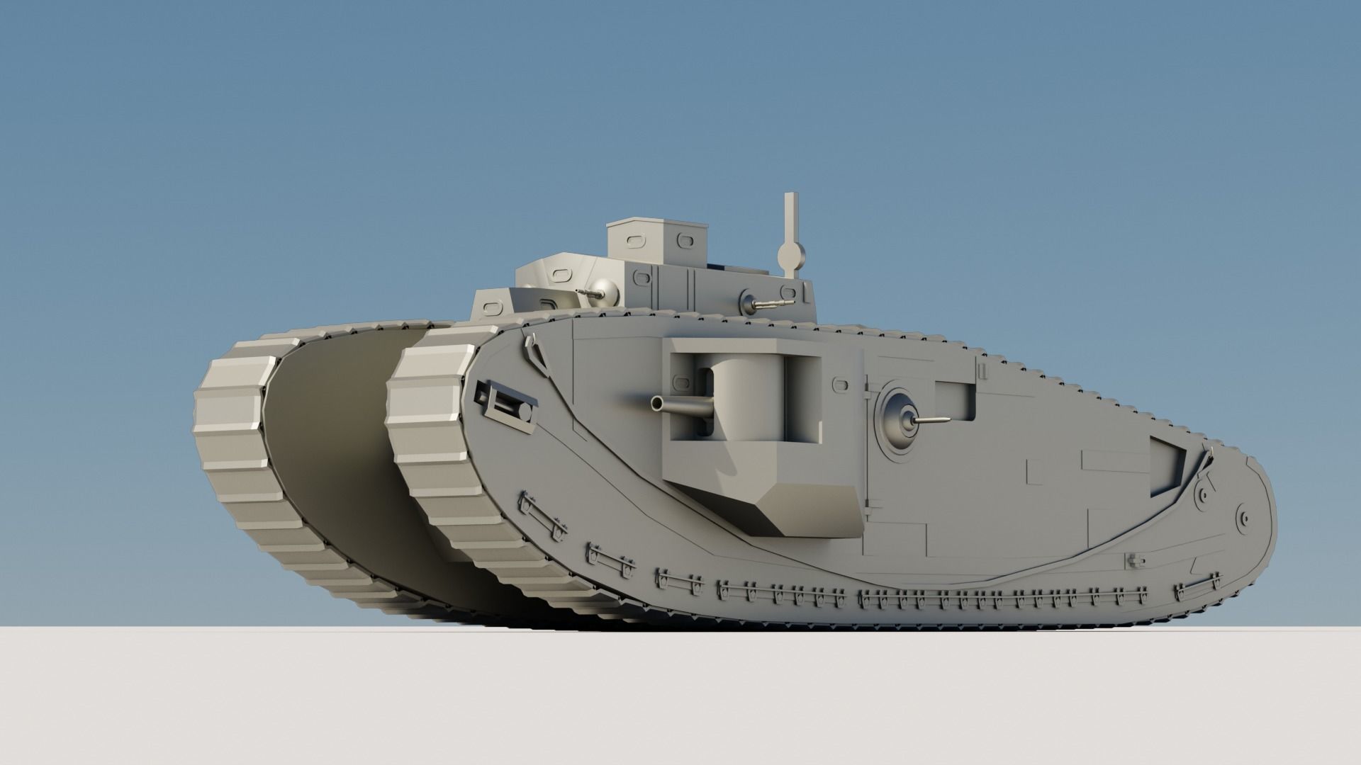 3D model 43 Tanks Base Mesh VR / AR / low-poly | CGTrader