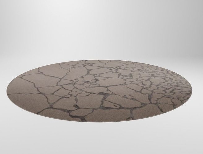 Round Rug for Living Room free 3D model | CGTrader