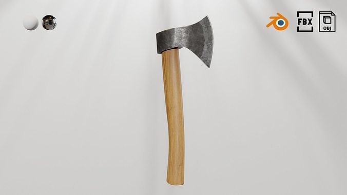 3D model Hand Axe 01 VR / AR / low-poly | CGTrader