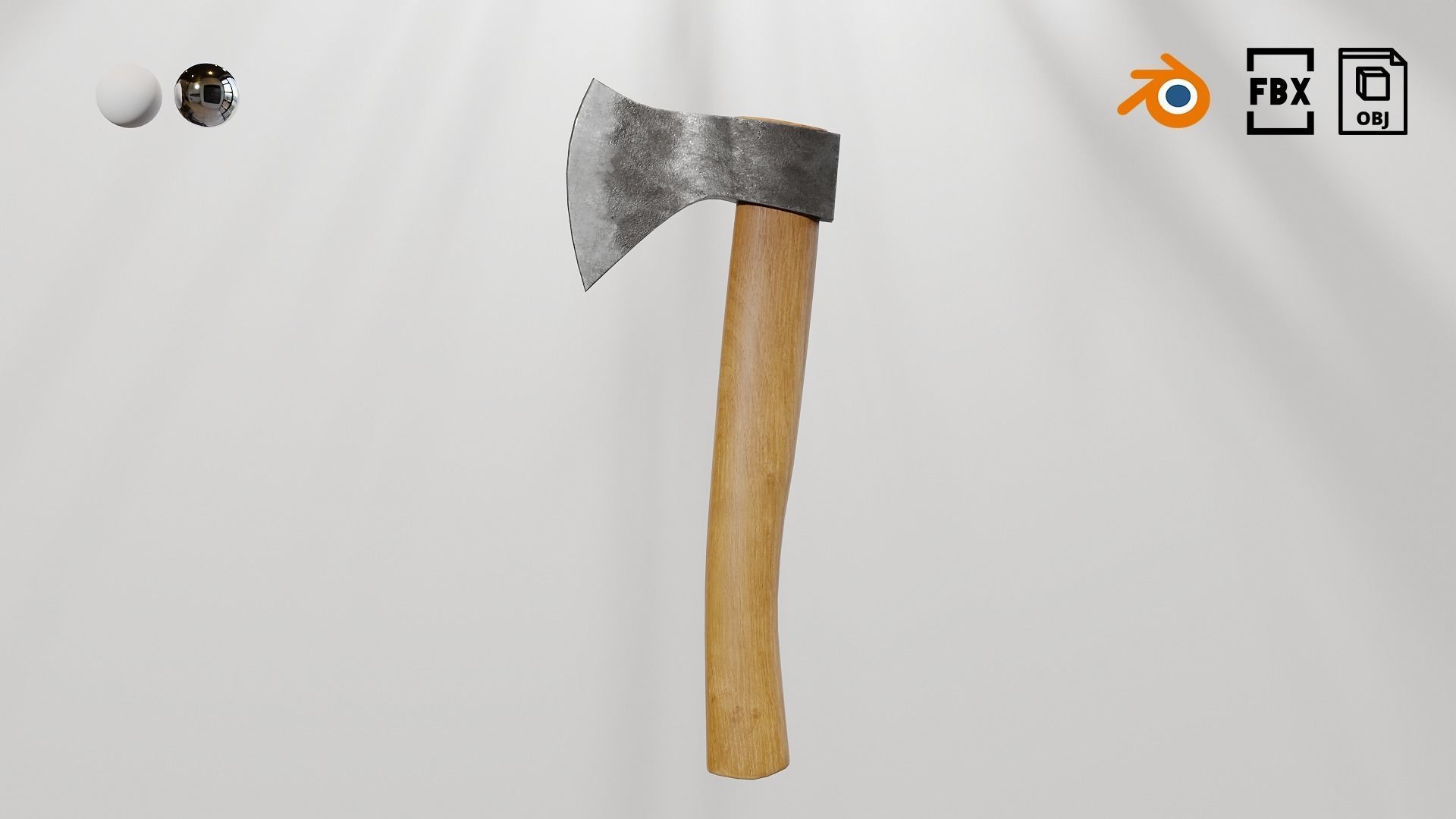 3D model Hand Axe 01 VR / AR / low-poly | CGTrader