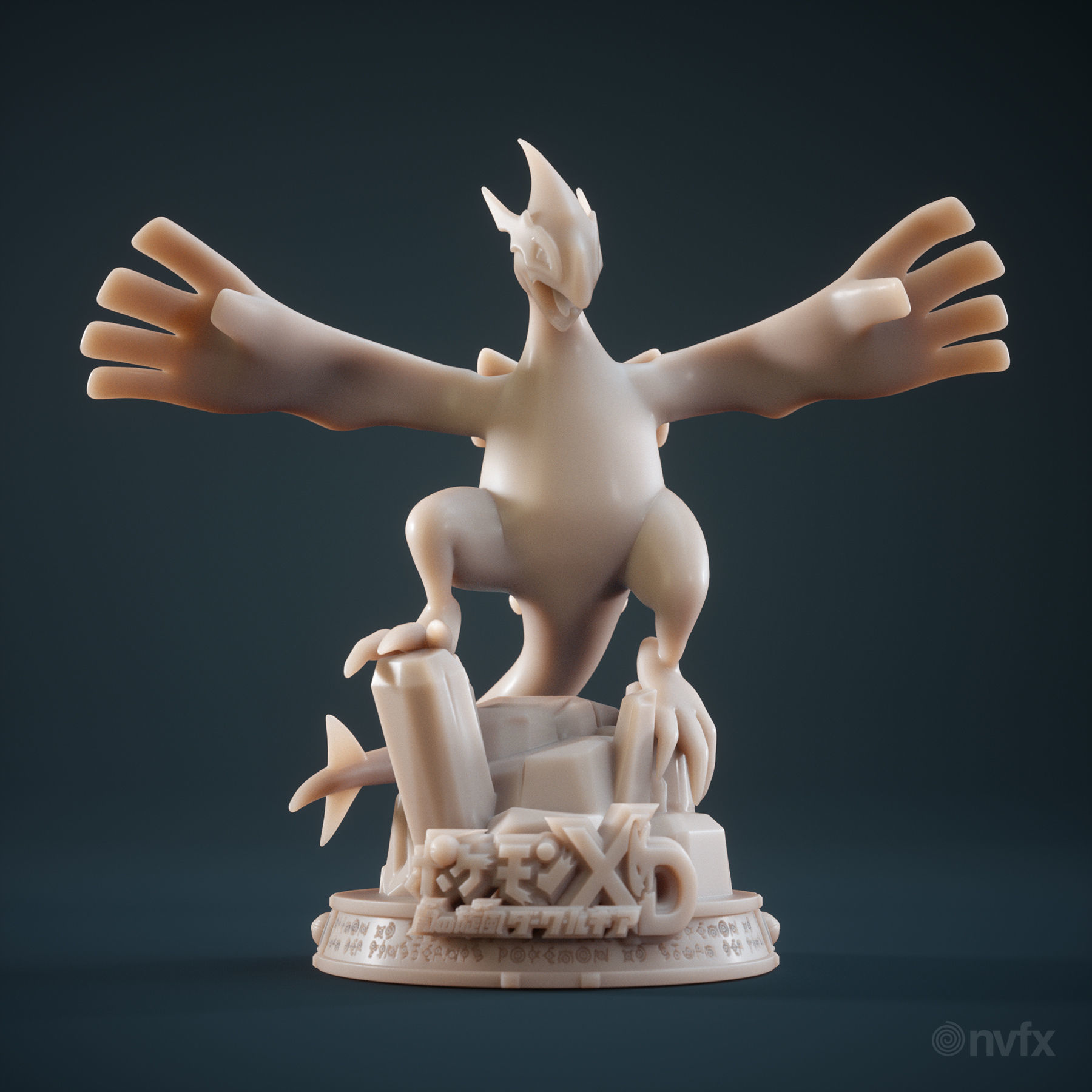 Shadow Lugia Pokemon XD Gale of Darkness 3D model 3D printable | CGTrader