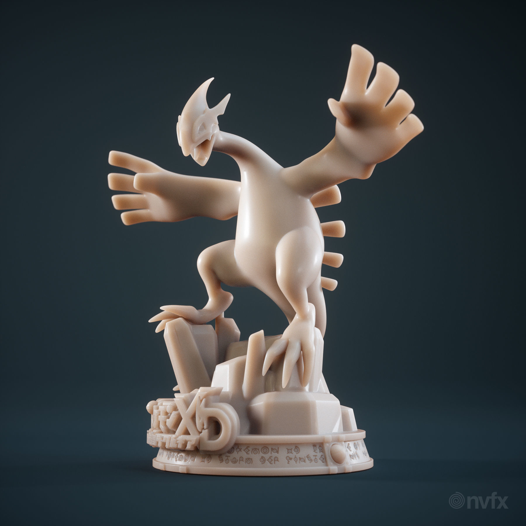 Shadow Lugia Pokemon XD Gale of Darkness 3D model 3D printable | CGTrader