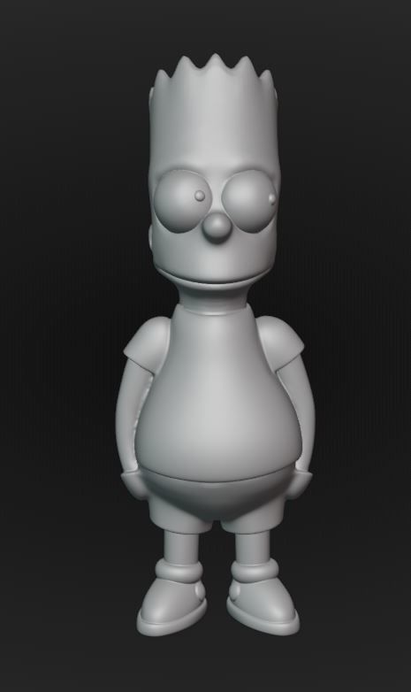 Bart Simpson 3D printable model 3D model 3D printable | CGTrader