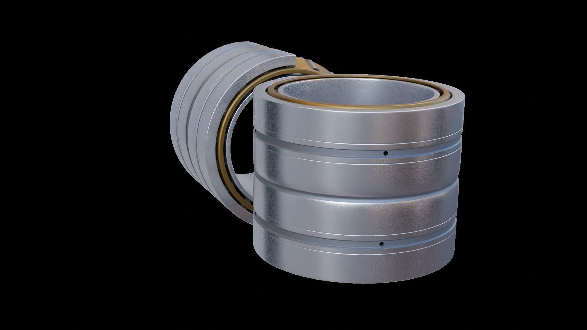 Four-row tapered bearing 3D model | CGTrader