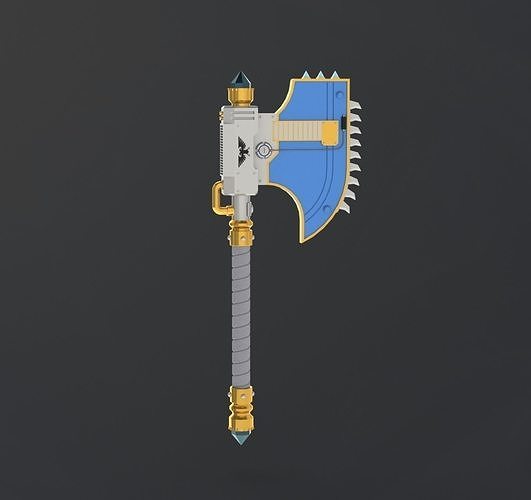 Chainaxe 3D model 3D printable | CGTrader