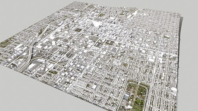 Cityscape Salt Lake City Utah USA 3D model | CGTrader