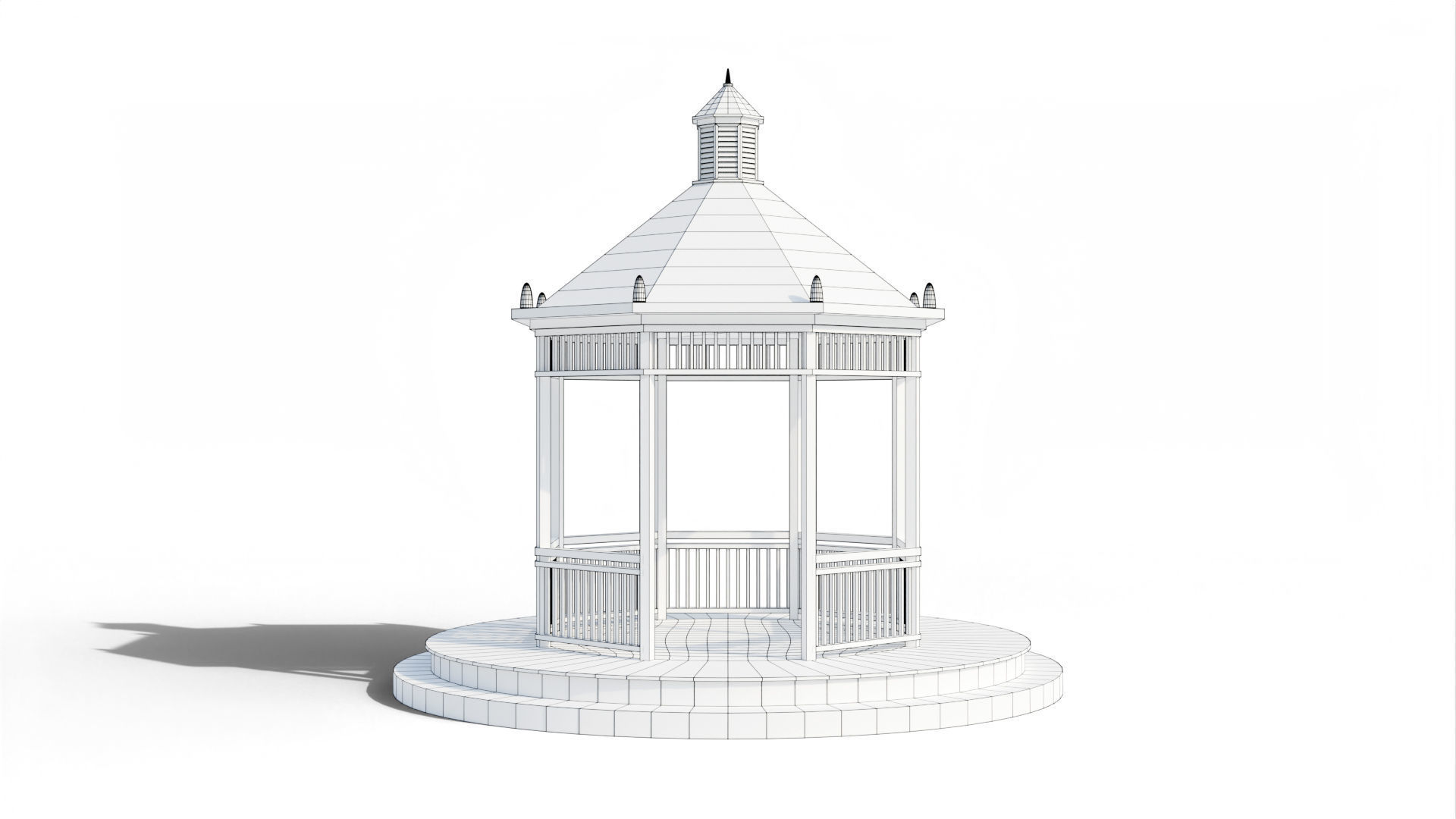 gazebo 3D model | CGTrader