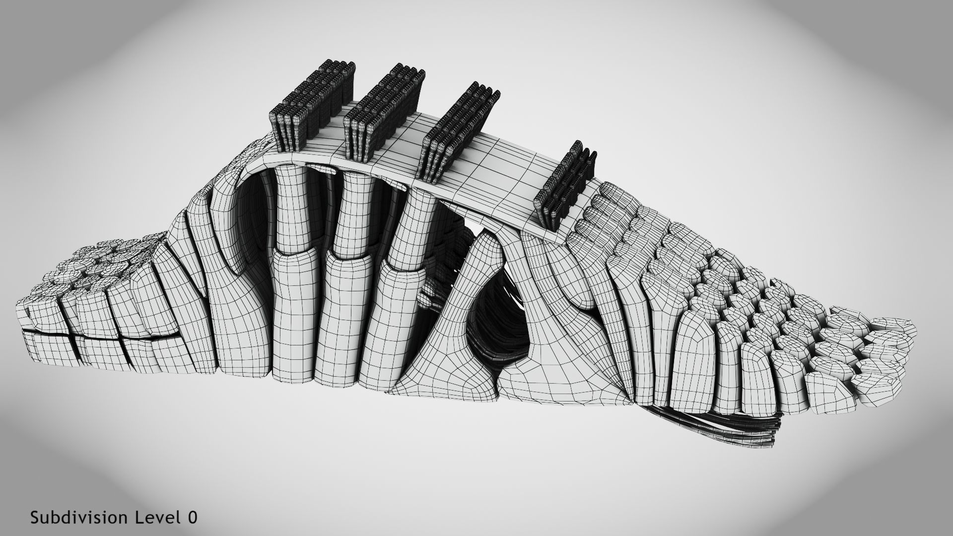 3D model Cochlea cross section VR / AR / low-poly | CGTrader