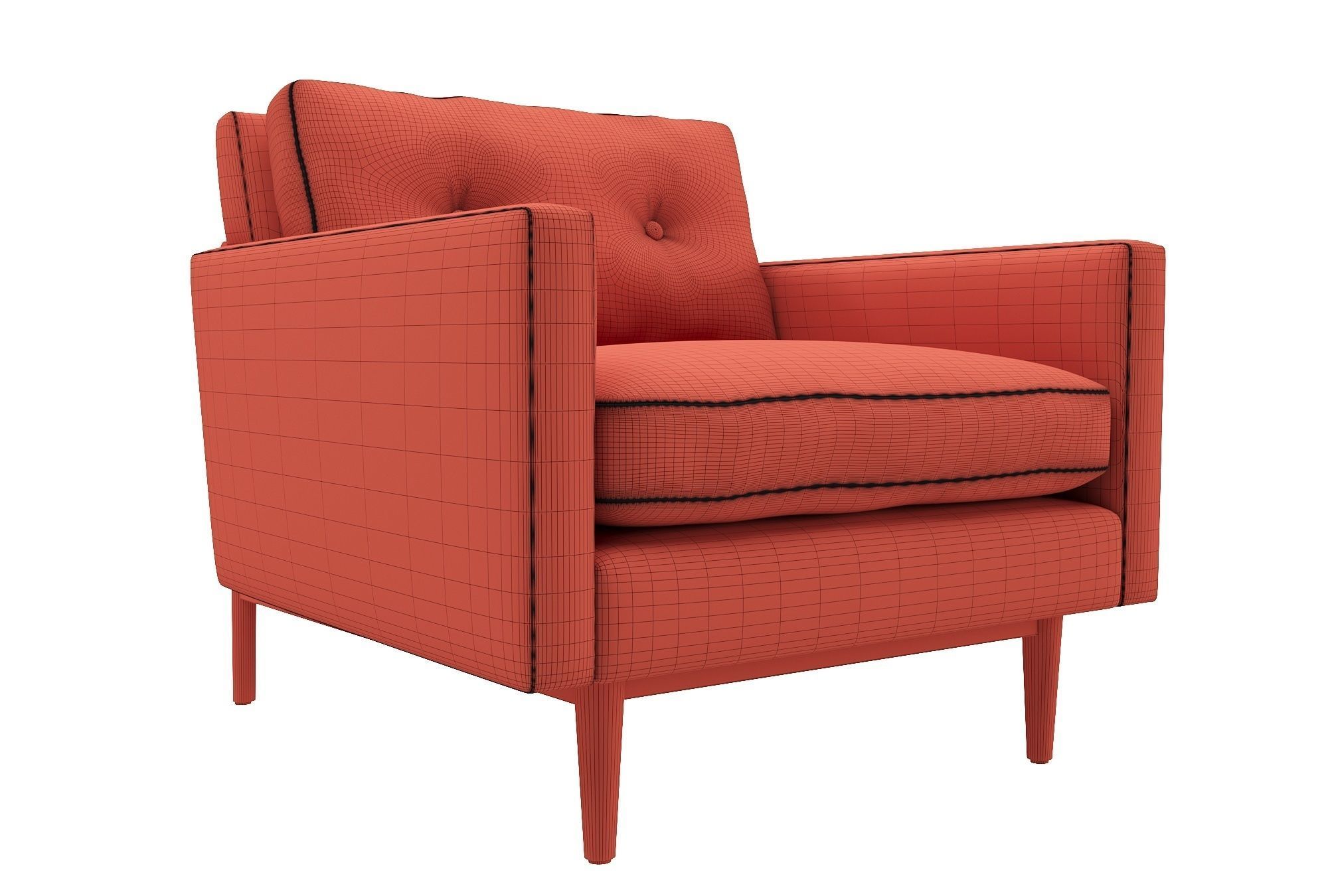 RALEIGH ARMCHAIR Architonic 3D model | CGTrader