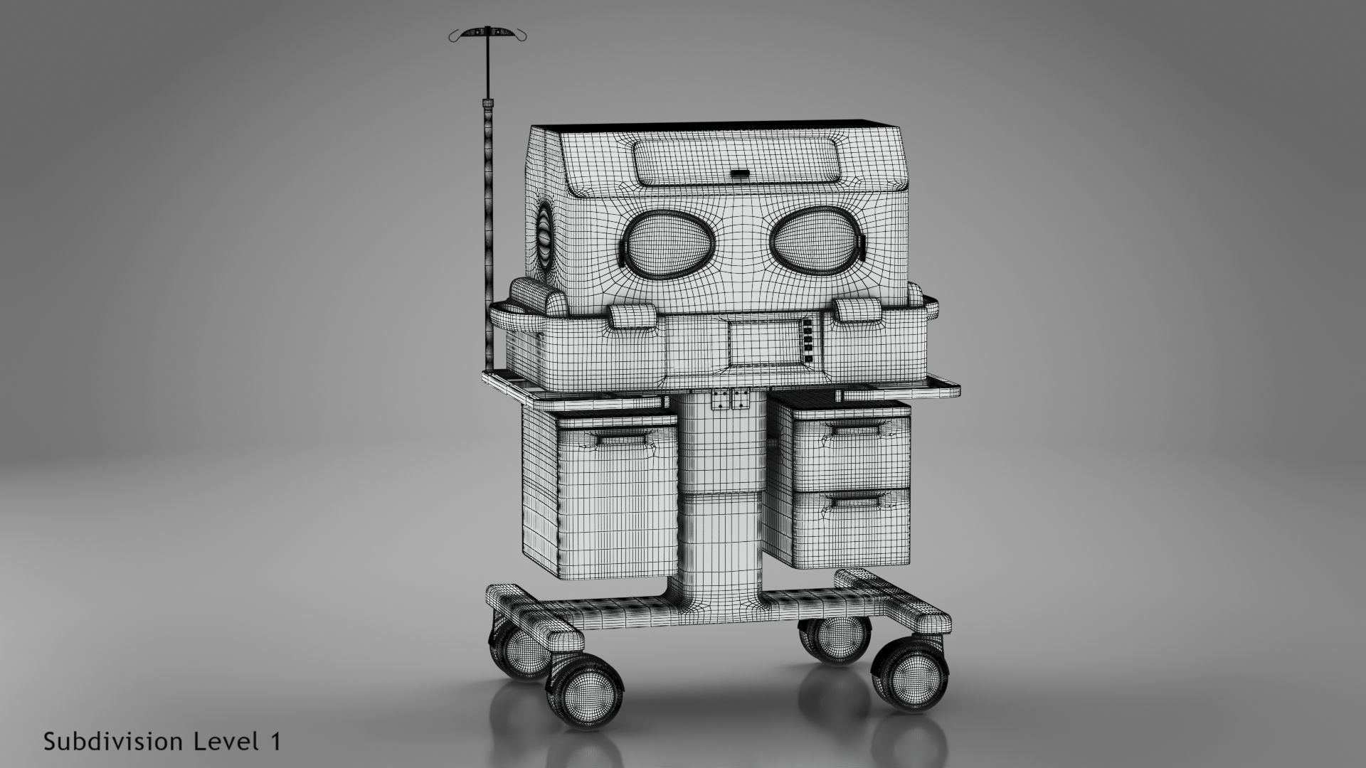 3D model Baby Incubator VR / AR / low-poly | CGTrader