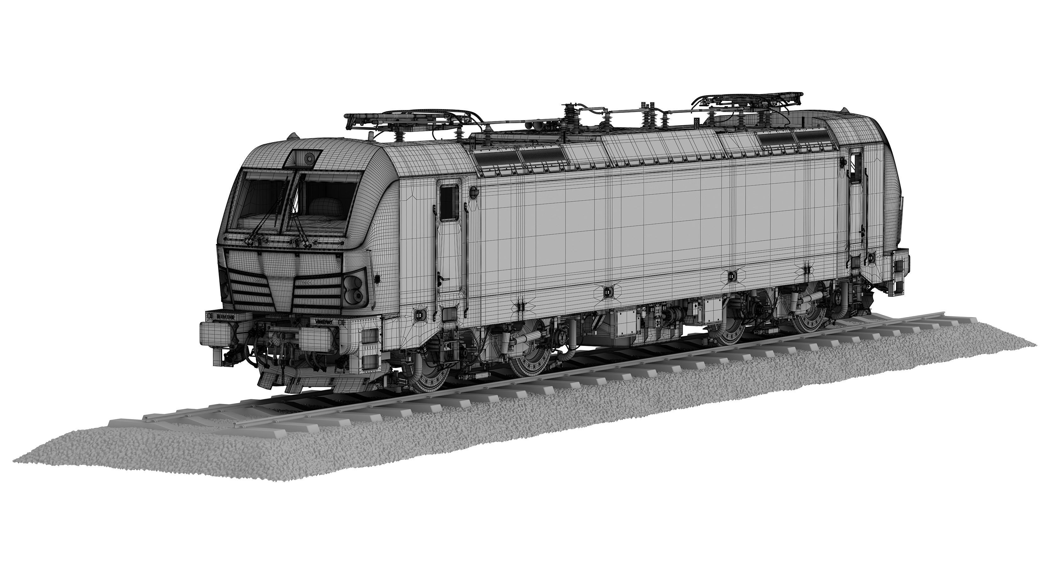 Siemens Vectron PIMK Rail 3D model | CGTrader