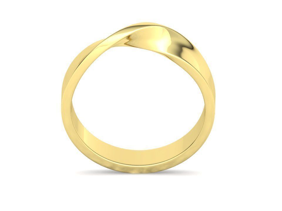 Mobius Wedding Band Infinity Band Ring 3Dmodel 4-11US 3D model 3D ...