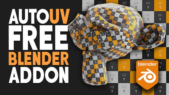 Free Blender Addon - AutoUV Generate Quick UV Maps free 3D model | CGTrader