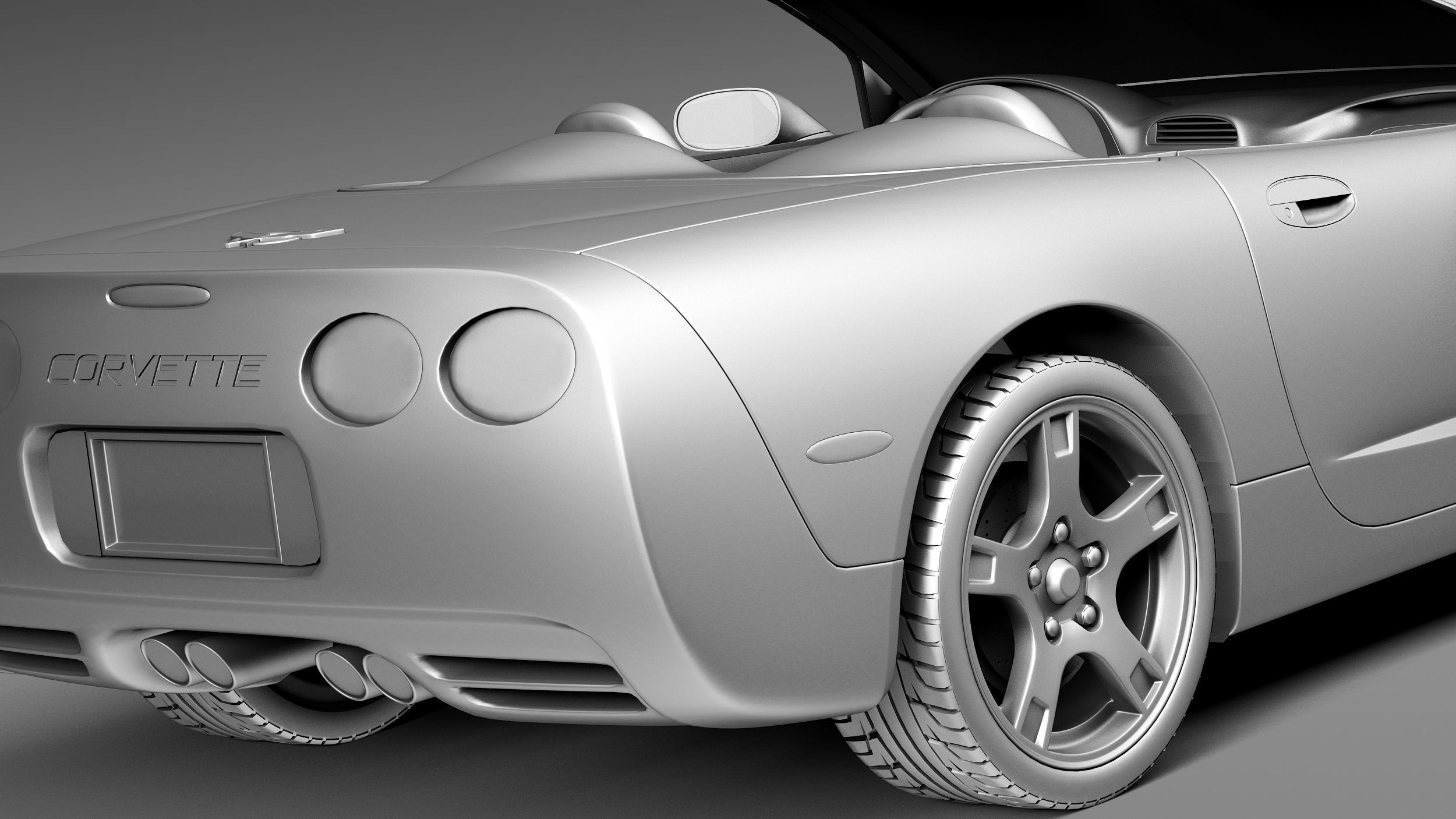 Chevrolet Corvette C5 Convertible 3D Model 3D model | CGTrader