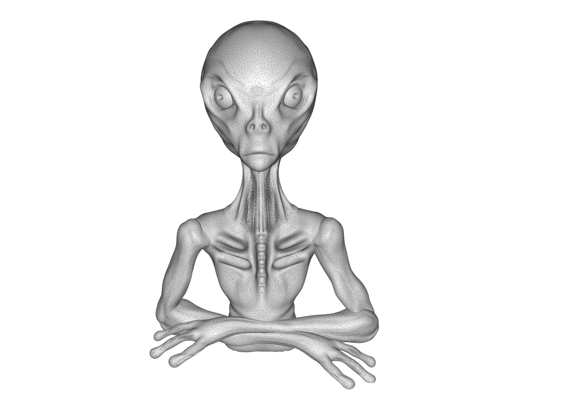 Alien Interview 3D model 3D printable | CGTrader