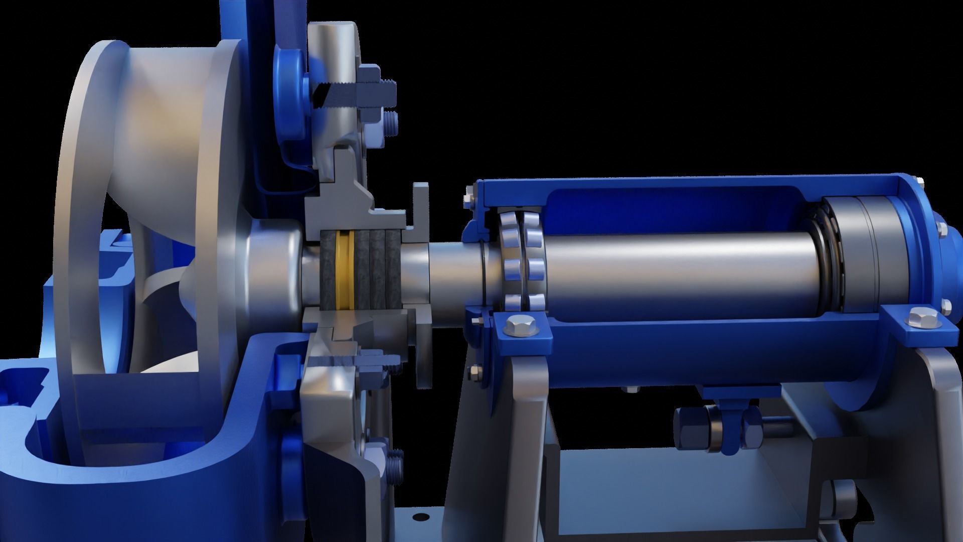 Centrifugal Pump Detailed Design 3D model | CGTrader