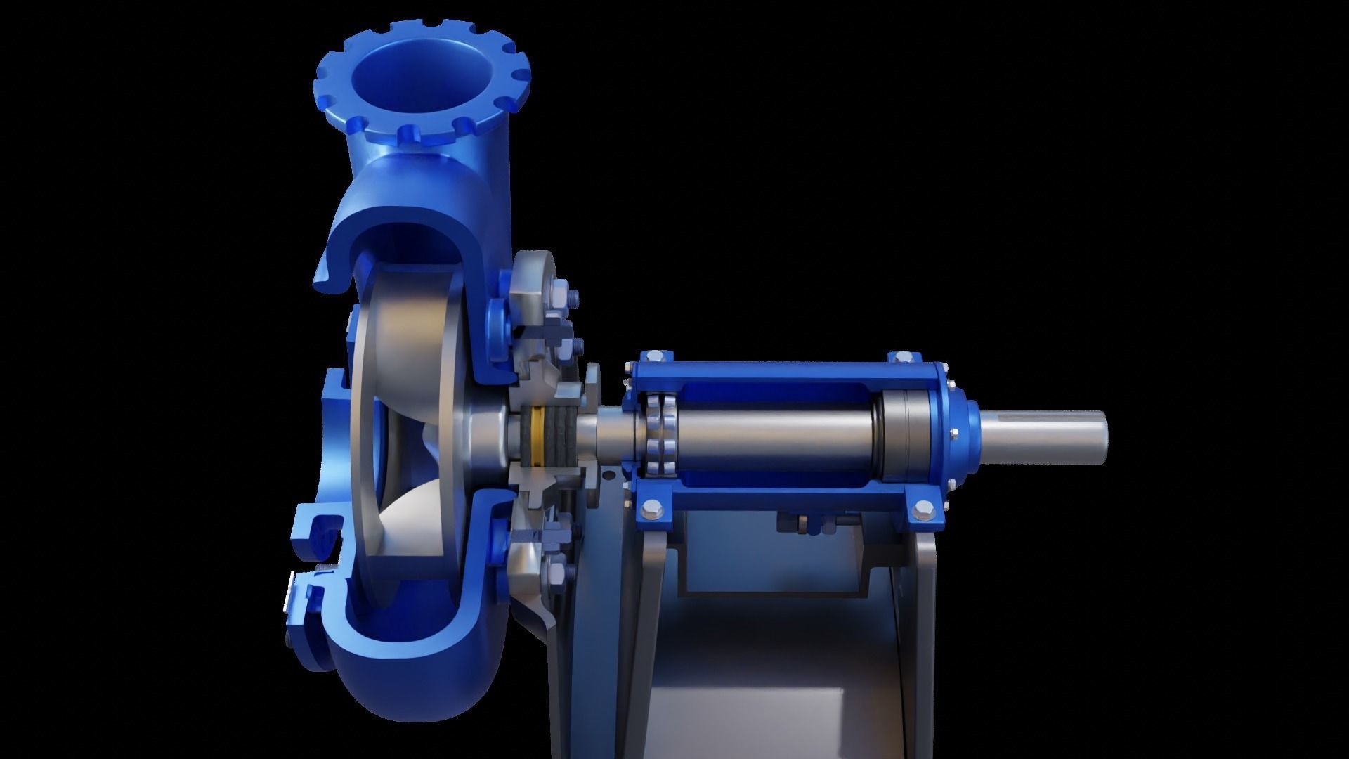 Centrifugal Pump Detailed Design 3D model | CGTrader