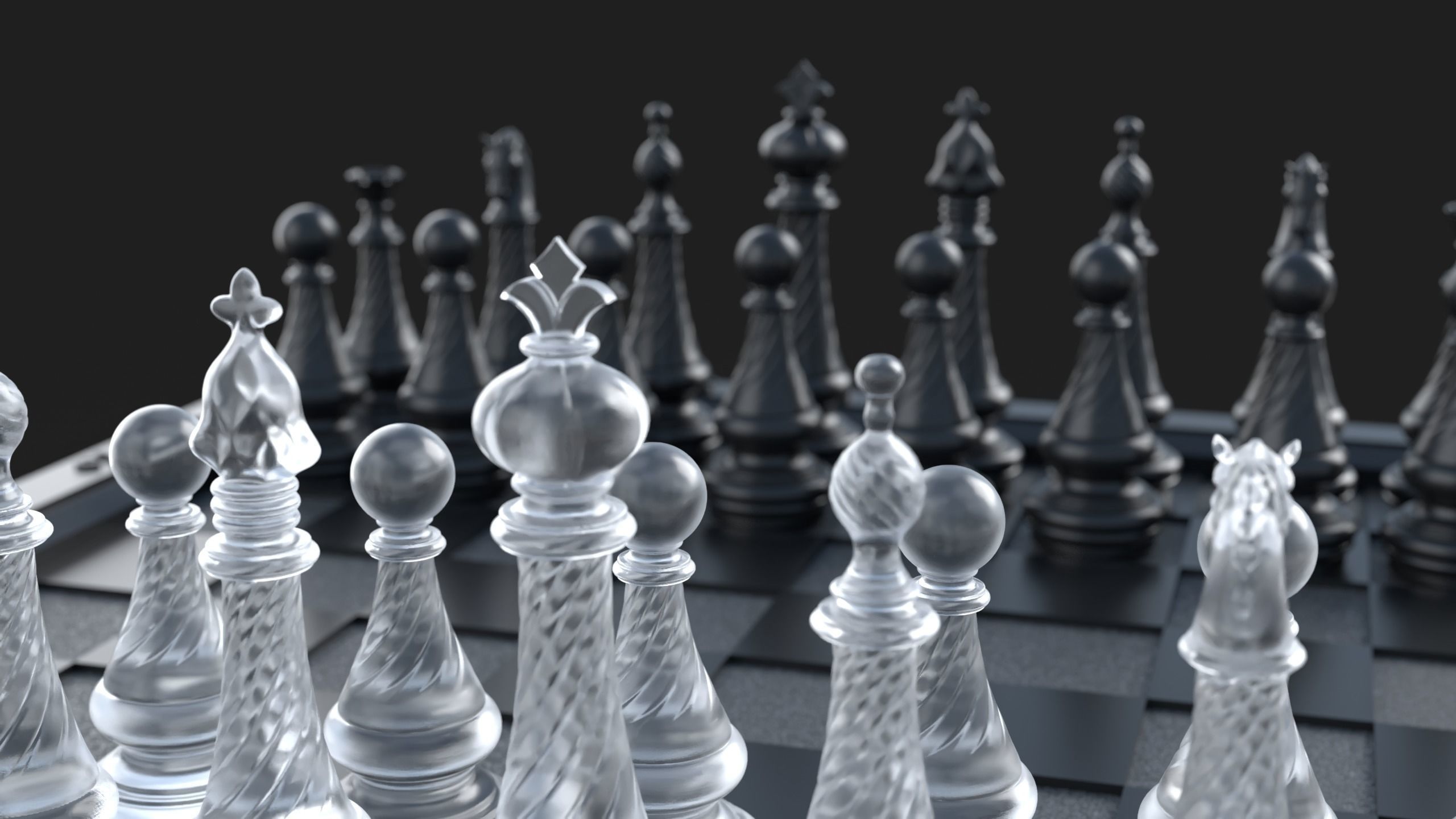 Stylized Chess Vol 1 3D model 3D printable | CGTrader