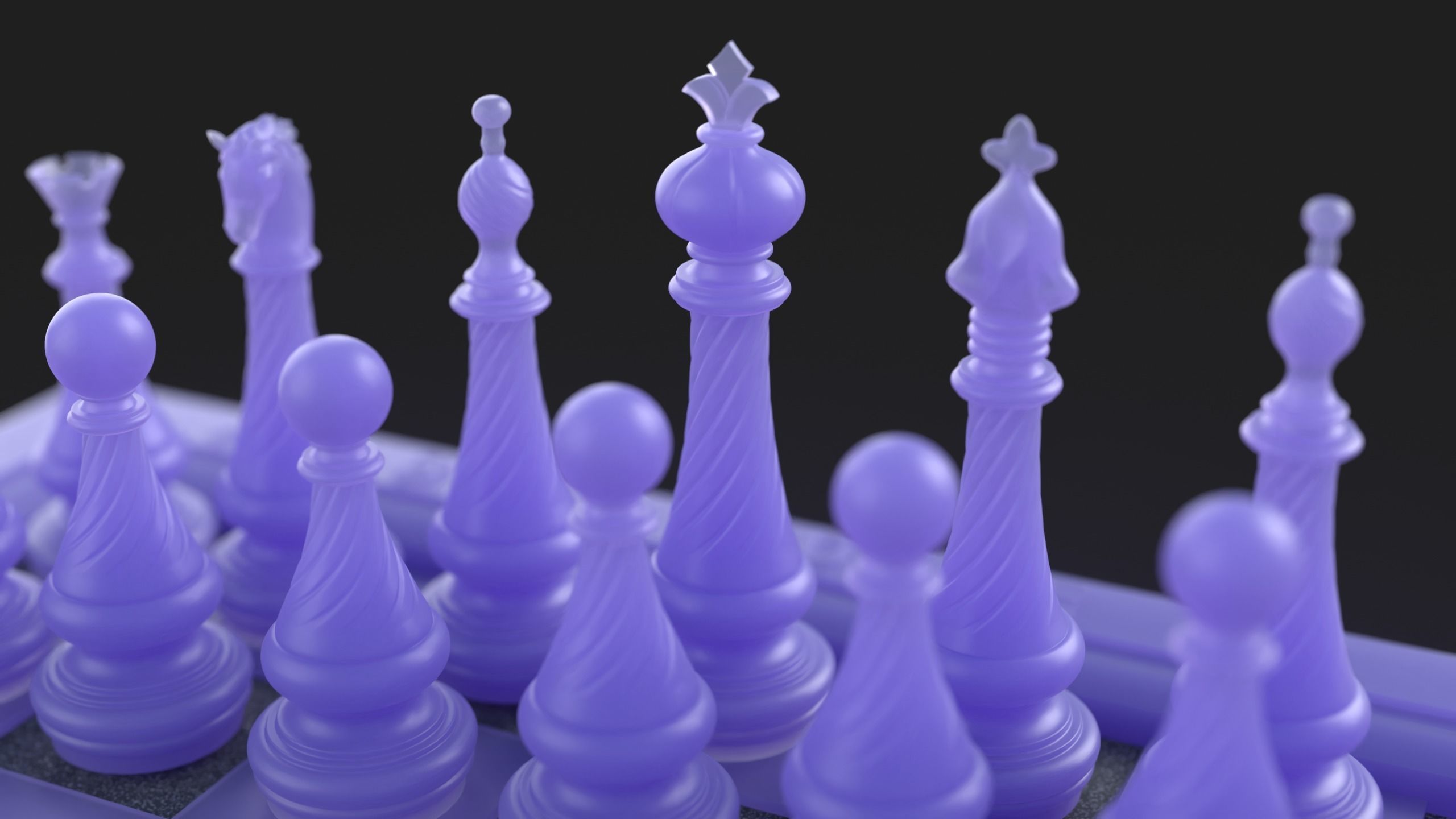 Stylized Chess Vol 1 3D model 3D printable | CGTrader