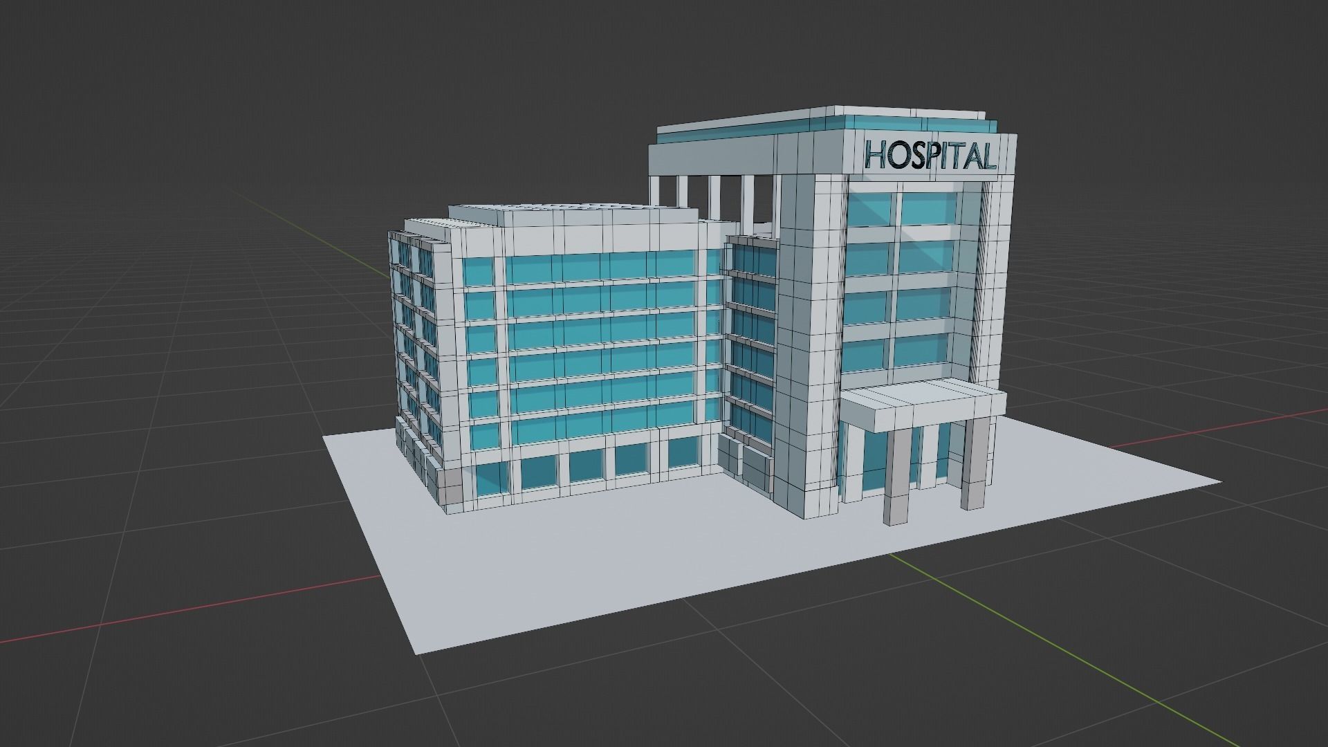 3D model Hospital VR / AR / low-poly | CGTrader