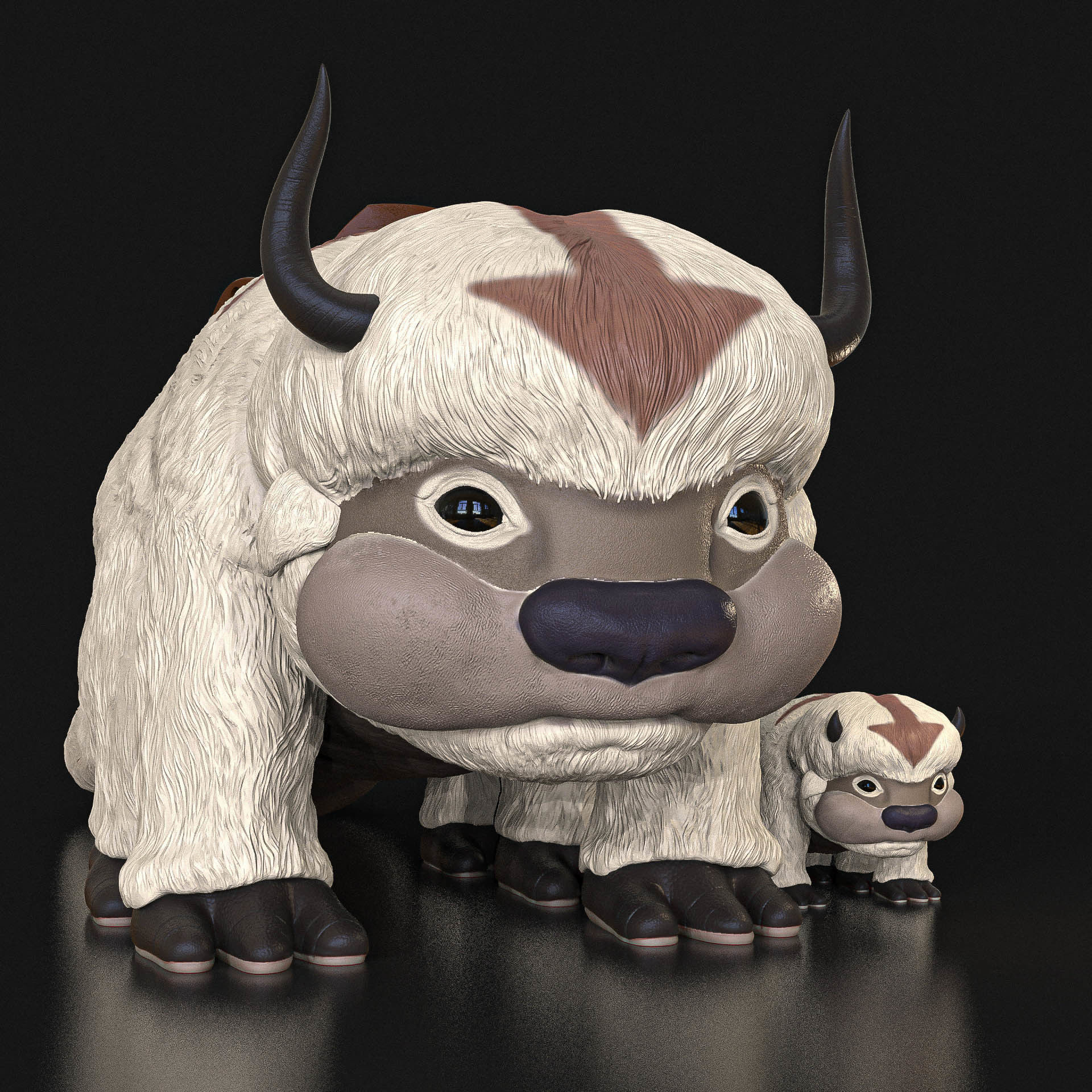 Appa flying bison 3D model 3D printable | CGTrader