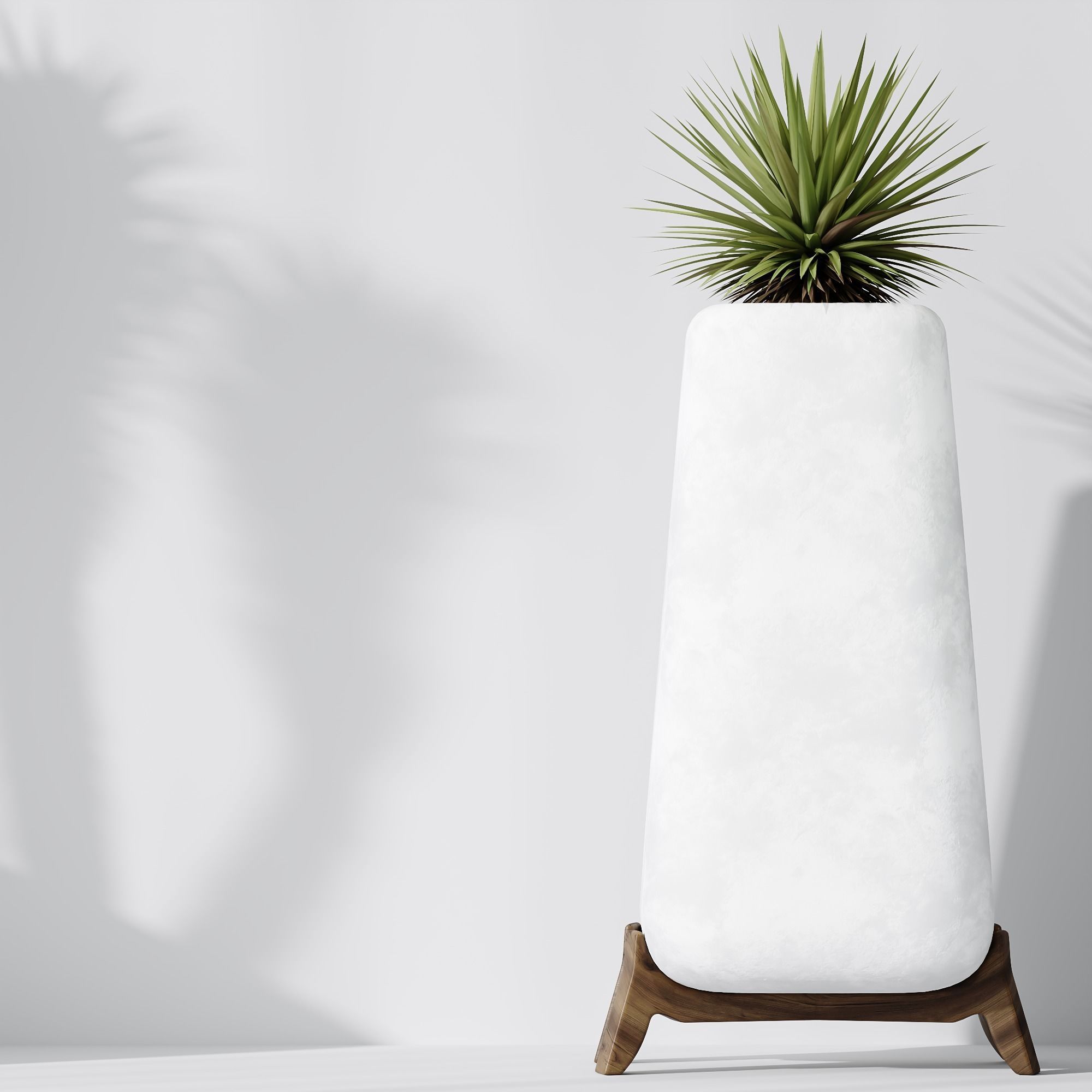 HQ Plants Yucca Elephantipes Valida Vase Set01 3D model | CGTrader