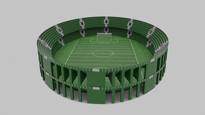 3D model Football Stadium VR / AR / low-poly | CGTrader