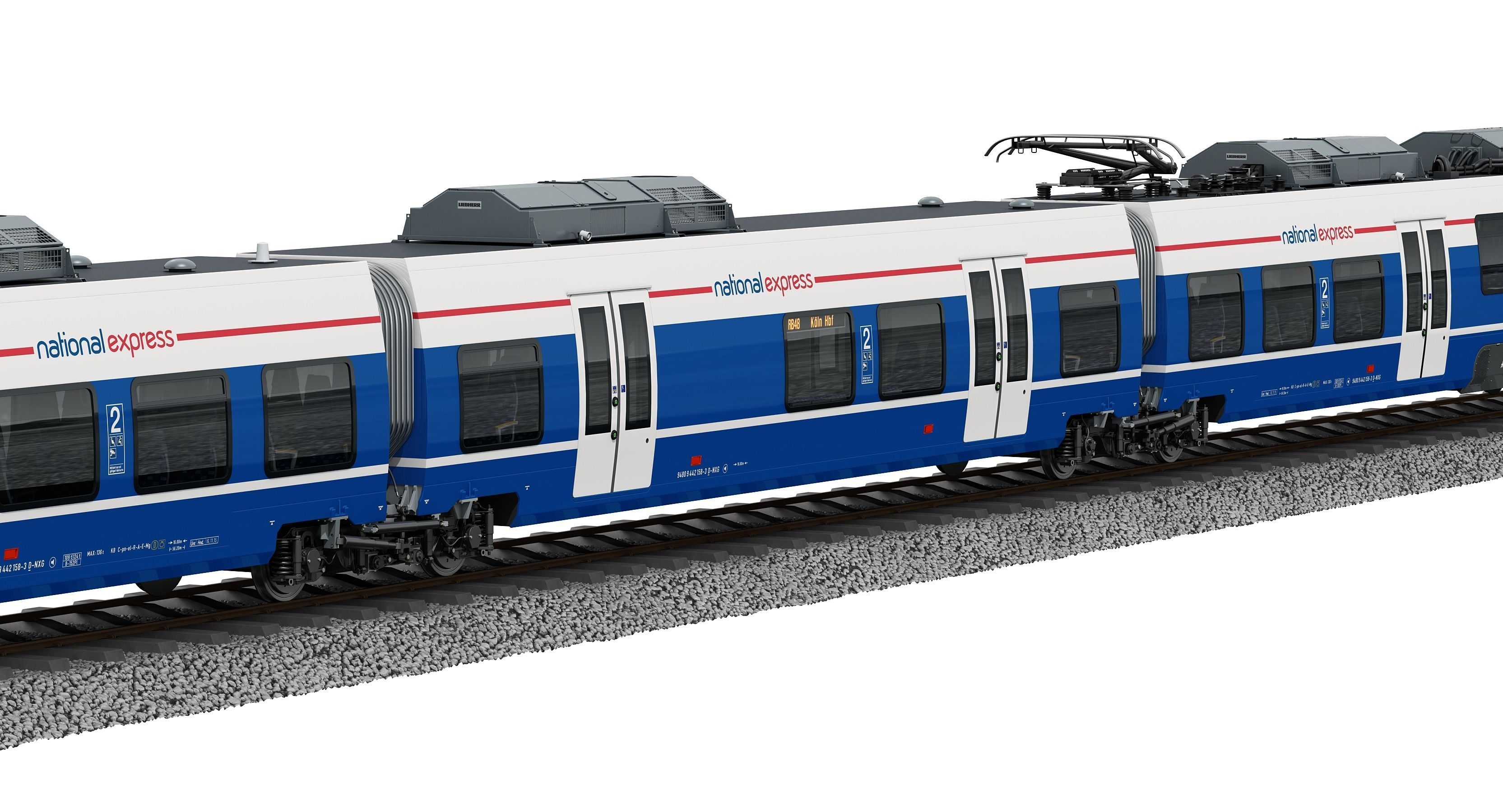 Bombardier TALENT 2 National Express 3D model | CGTrader