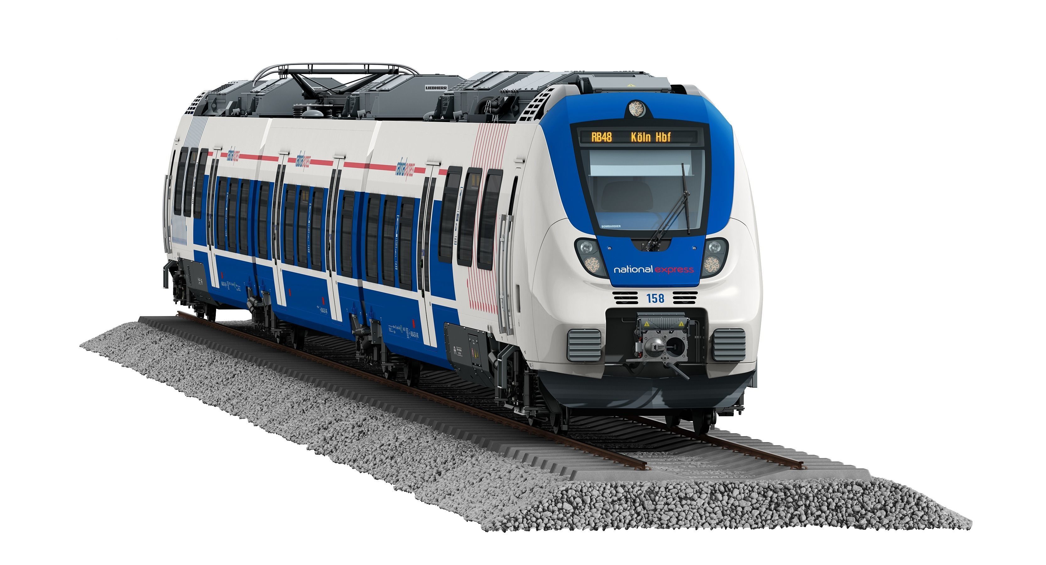 Bombardier TALENT 2 National Express 3D model | CGTrader