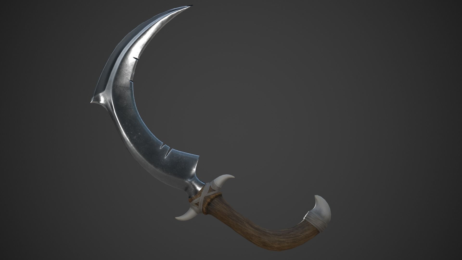 3D model Fantasy Sickle VR / AR / low-poly | CGTrader