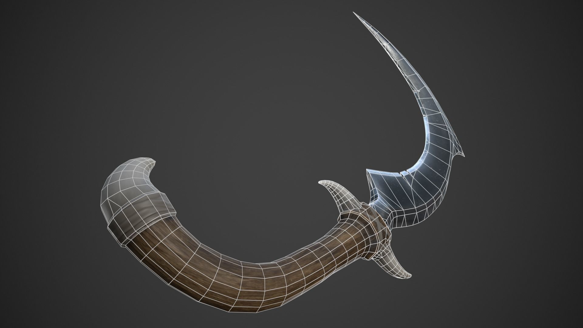 3D model Fantasy Sickle VR / AR / low-poly | CGTrader