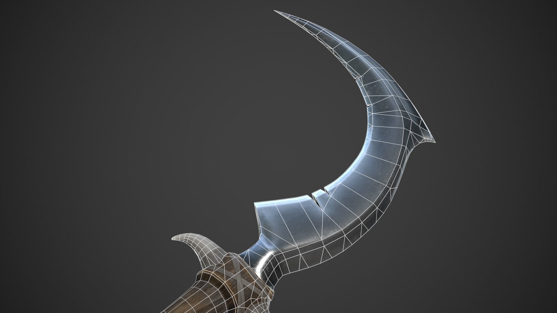 3D model Fantasy Sickle VR / AR / low-poly | CGTrader