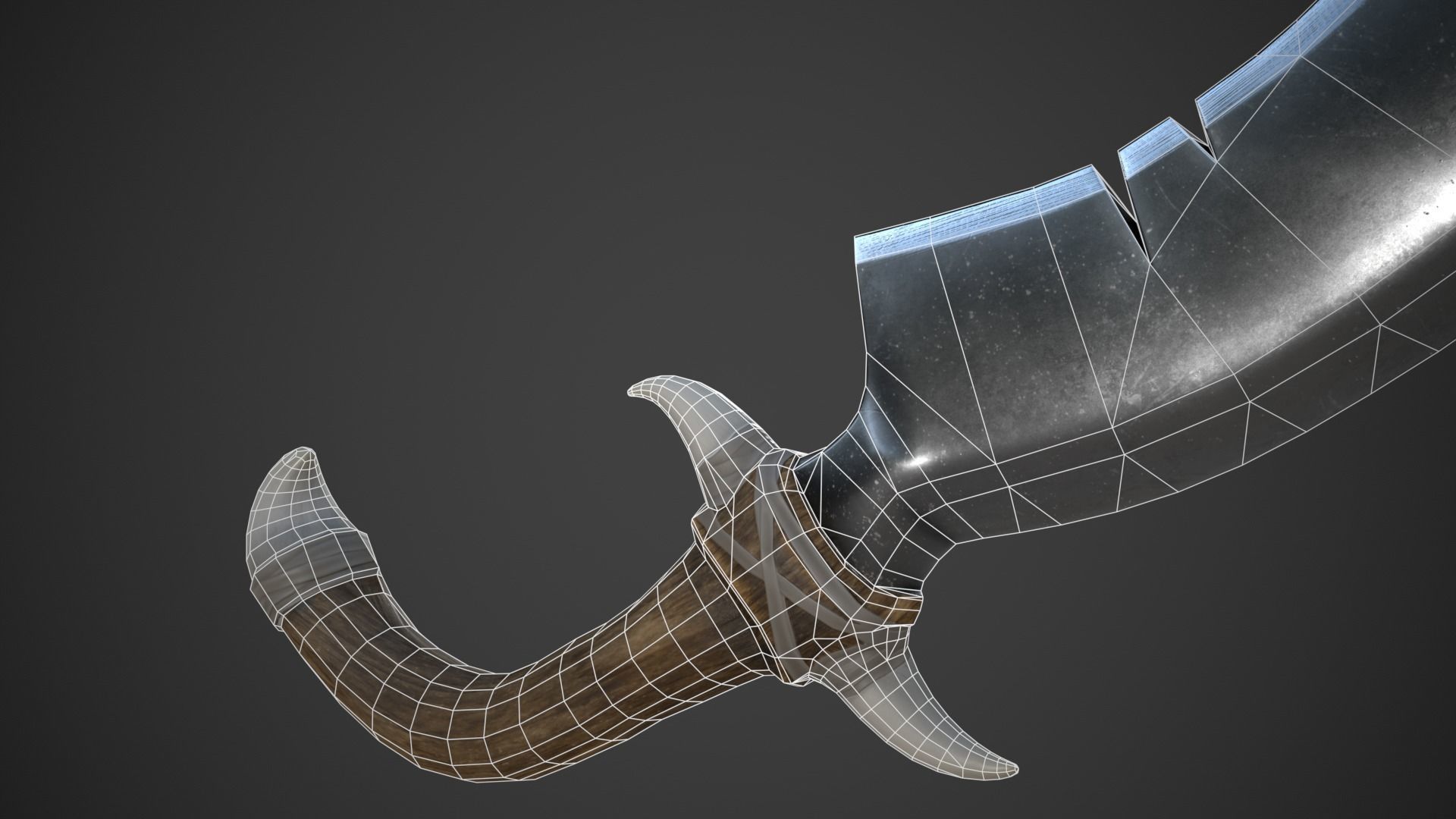 3D model Fantasy Sickle VR / AR / low-poly | CGTrader