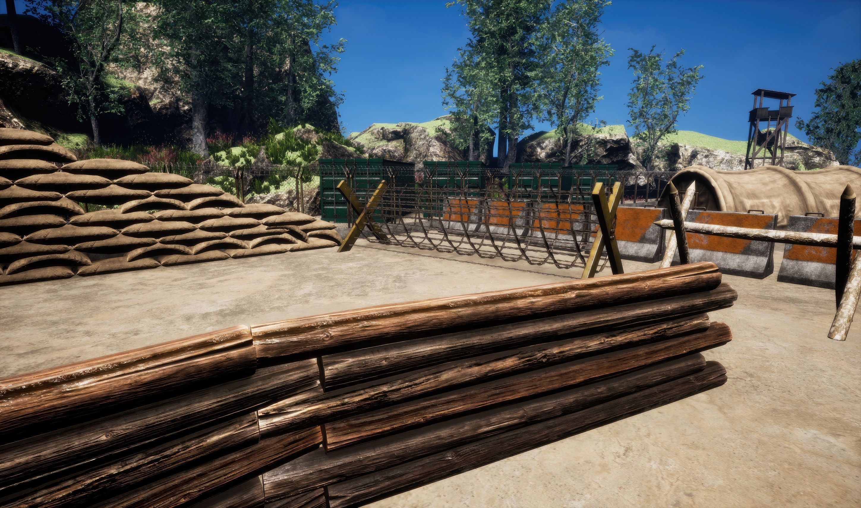 3D model MILITARY TRAINING CAMP KIT by mkaplunow VR / AR / low-poly ...