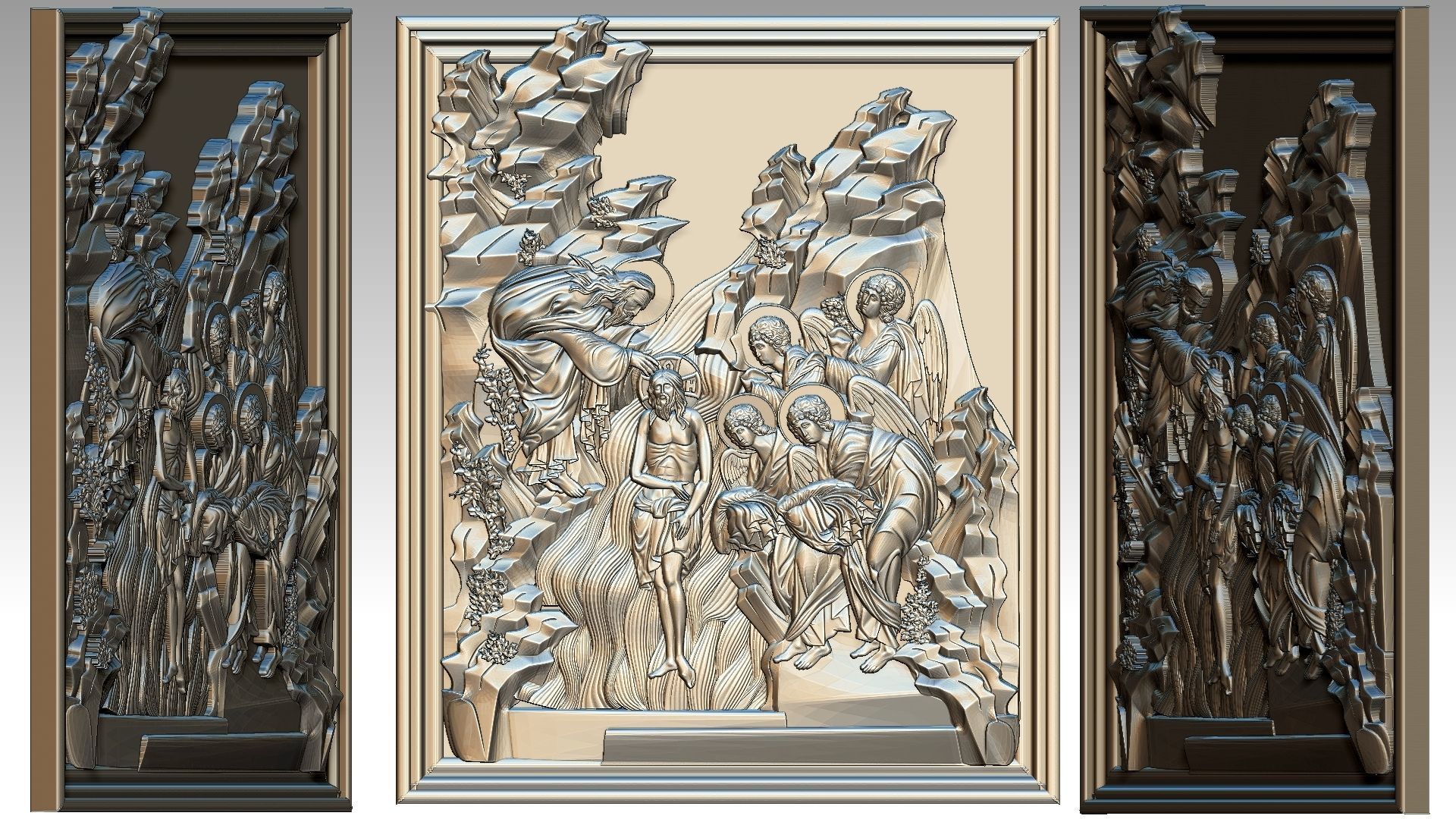 God Is Love Relief 3D model 3D printable | CGTrader