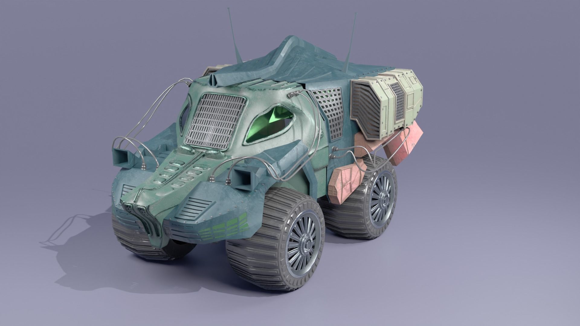 3D model LOWPOLY CROCODILE CAR VR / AR / low-poly | CGTrader