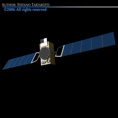 Galileo satellite 3D model | CGTrader