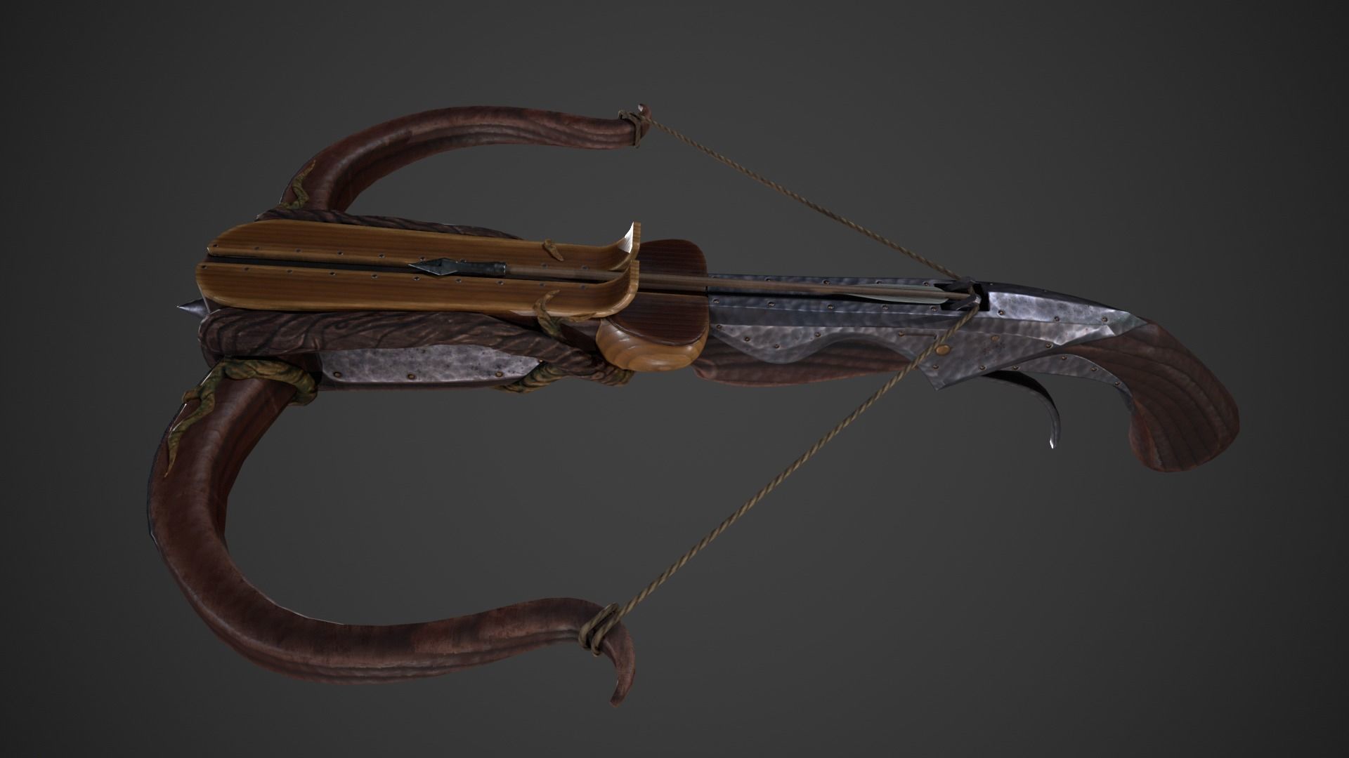 3D model Fantasy Crossbow VR / AR / low-poly | CGTrader