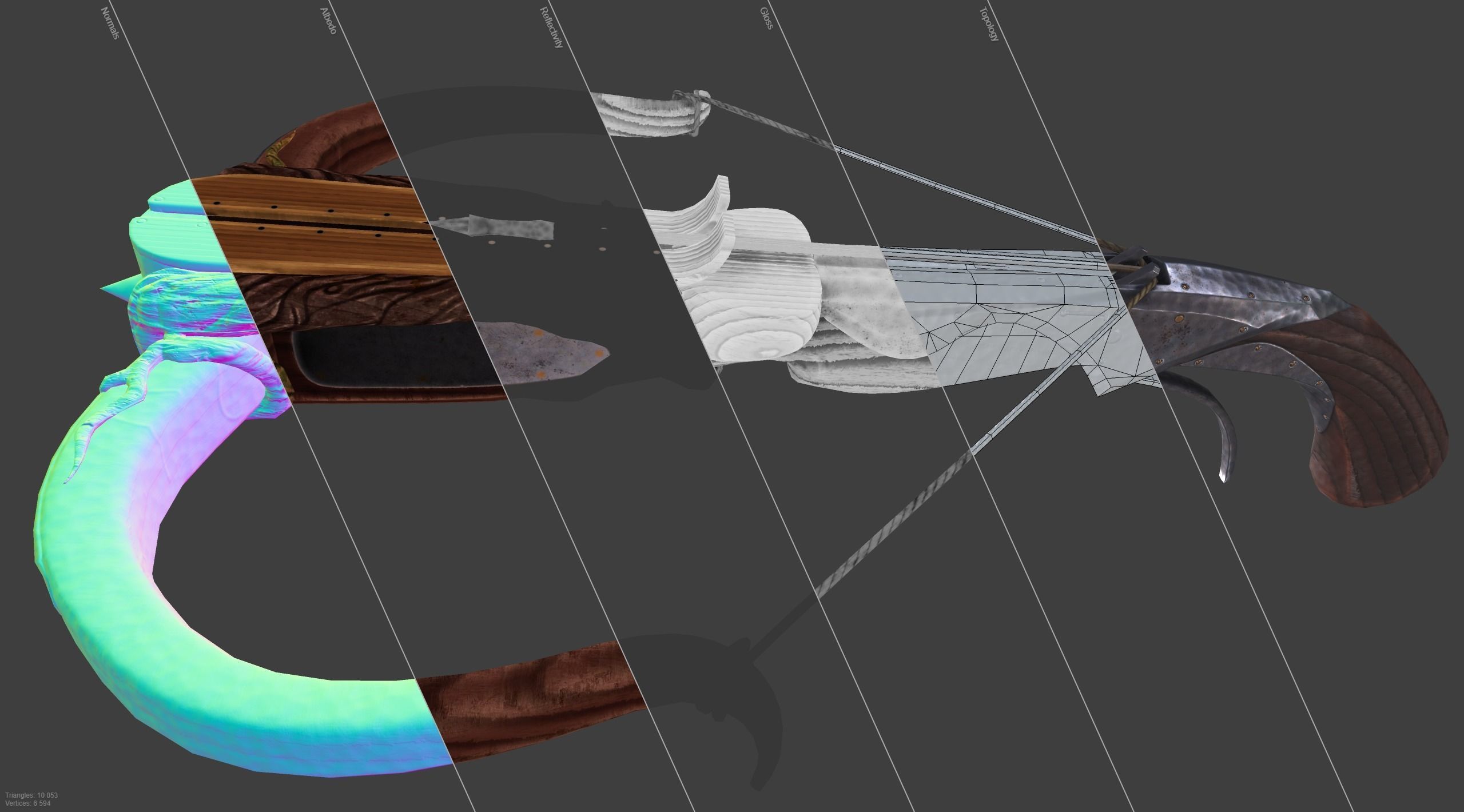 3D model Fantasy Crossbow VR / AR / low-poly | CGTrader