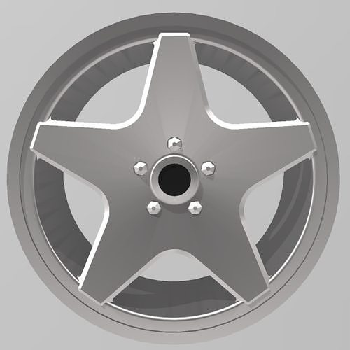 ZEUS 17 WHEEL FOR SCALE AUTOS AND DIORAMAS 3D model 3D printable | CGTrader