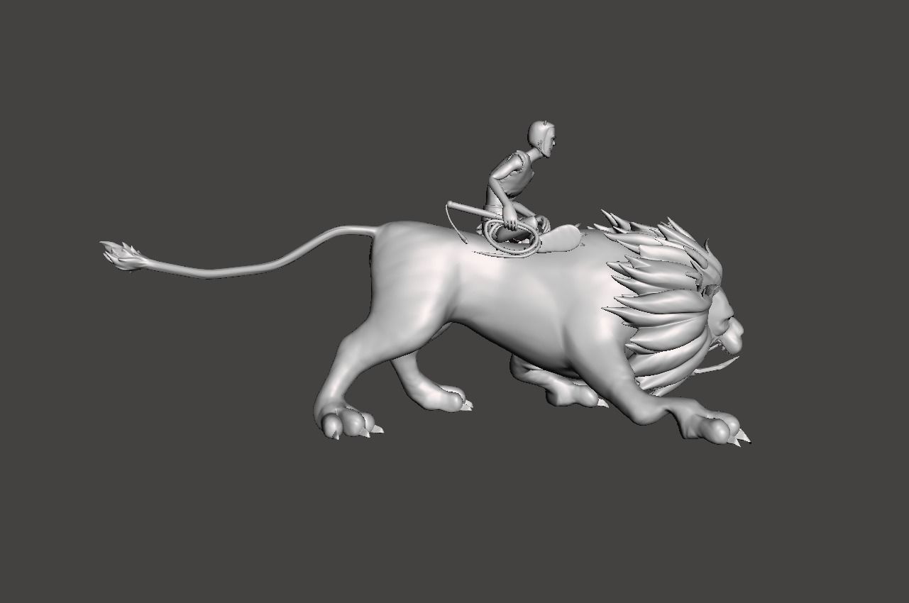 Mohji the Beast Tamer 3D Model 3D model 3D printable | CGTrader