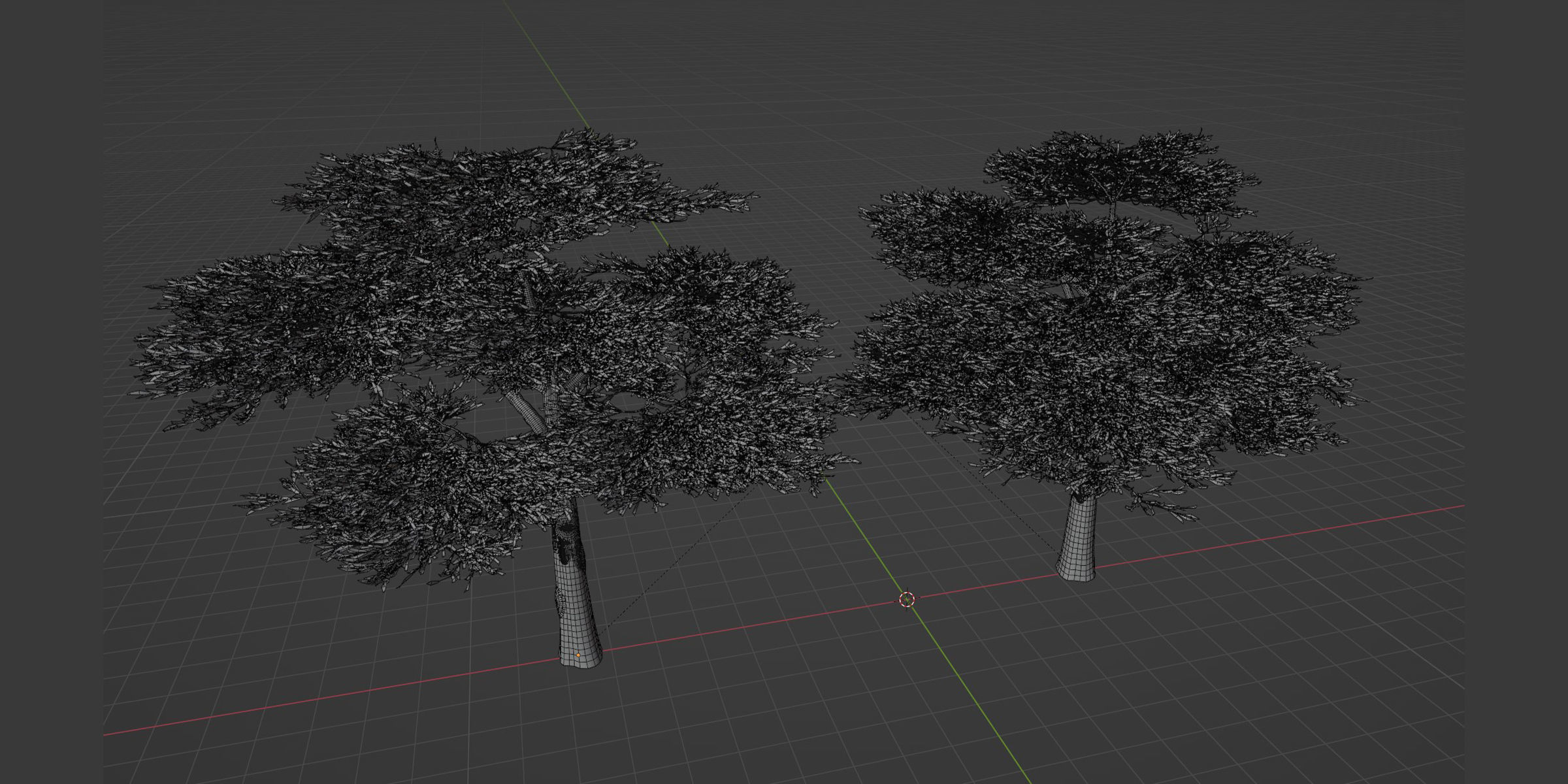 Acacia trees vol 87-Blender 3D model | CGTrader