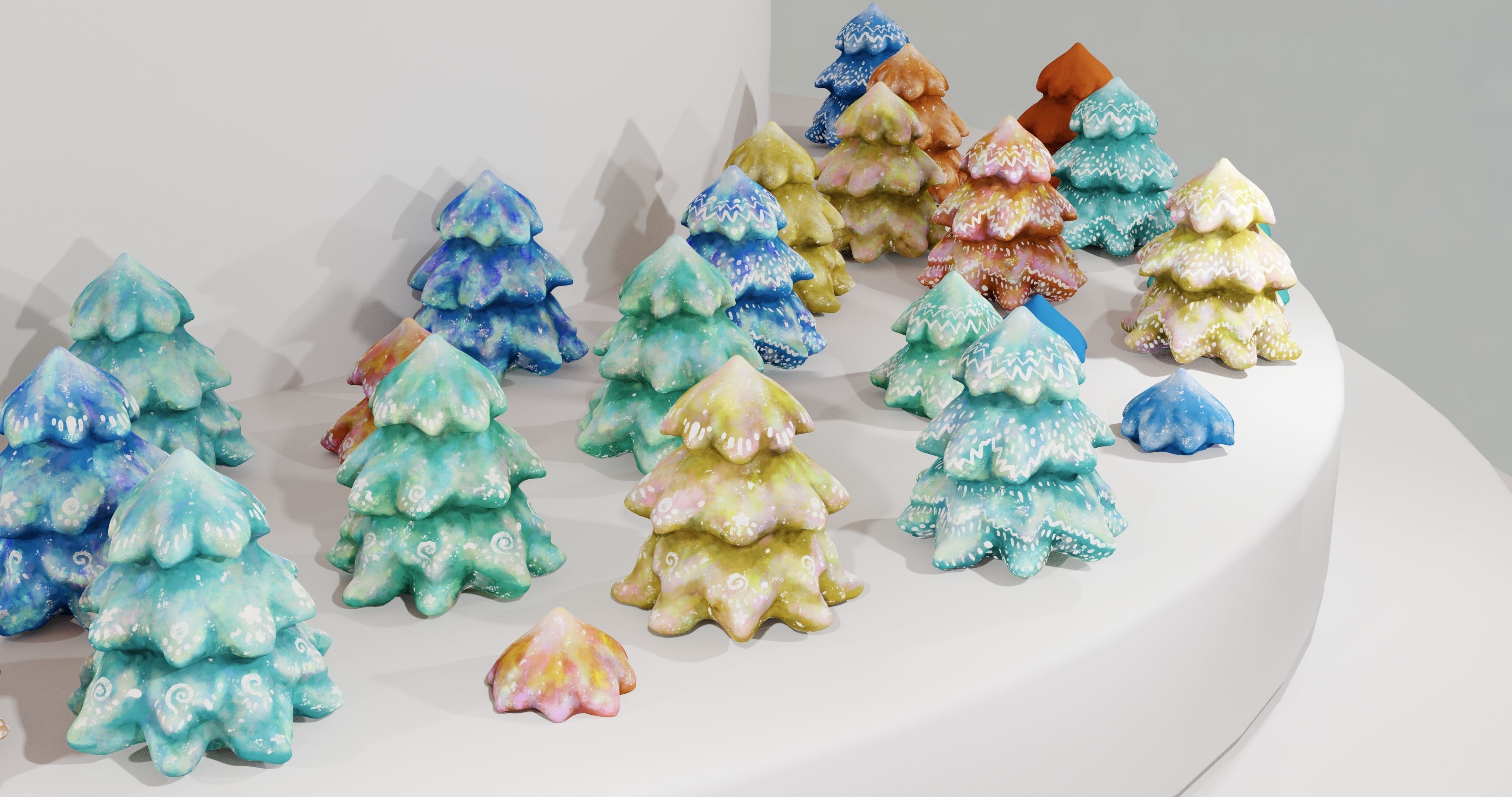 Stylized tree 3D model 3D printable | CGTrader