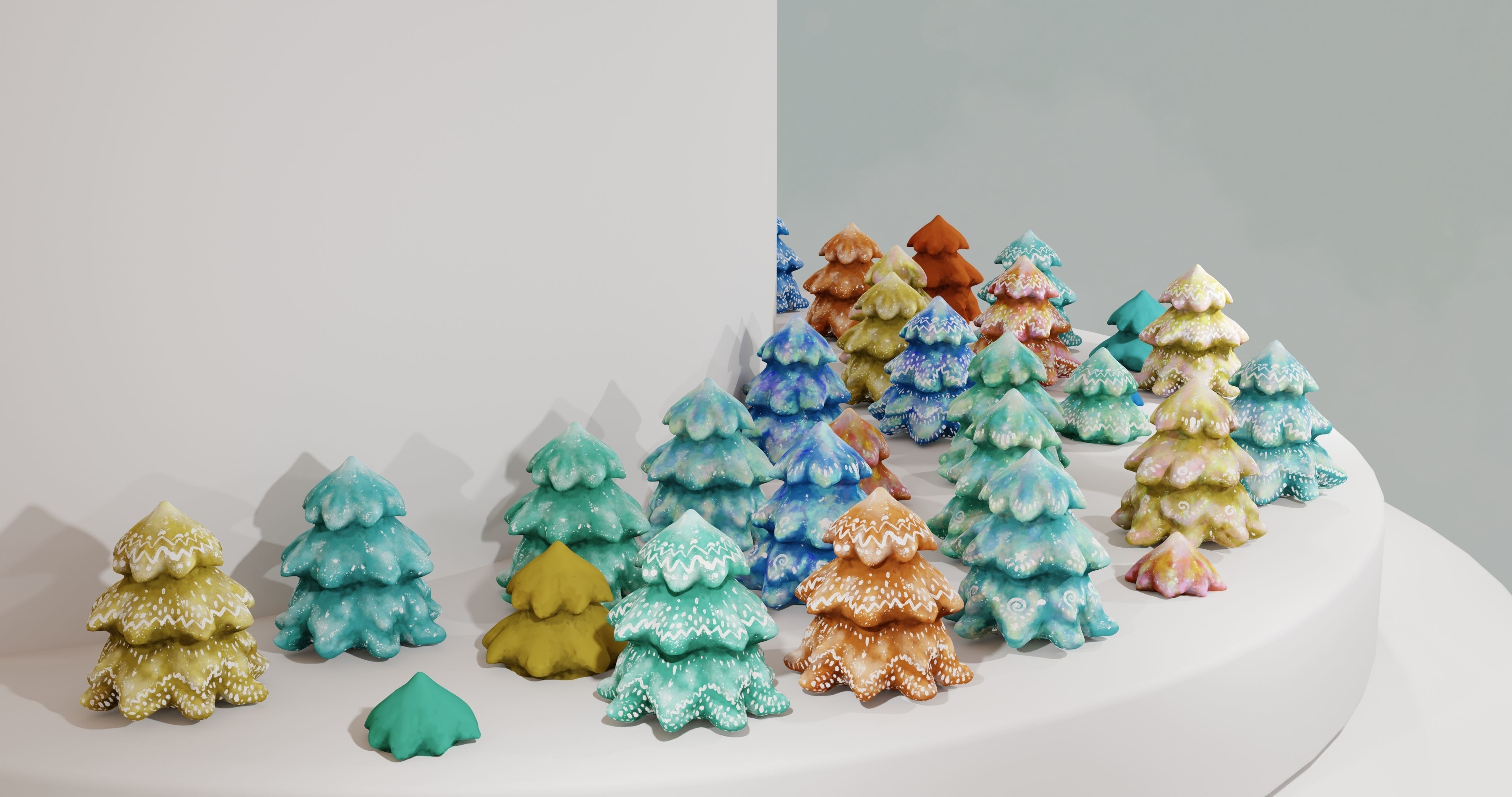 Stylized tree 3D model 3D printable | CGTrader