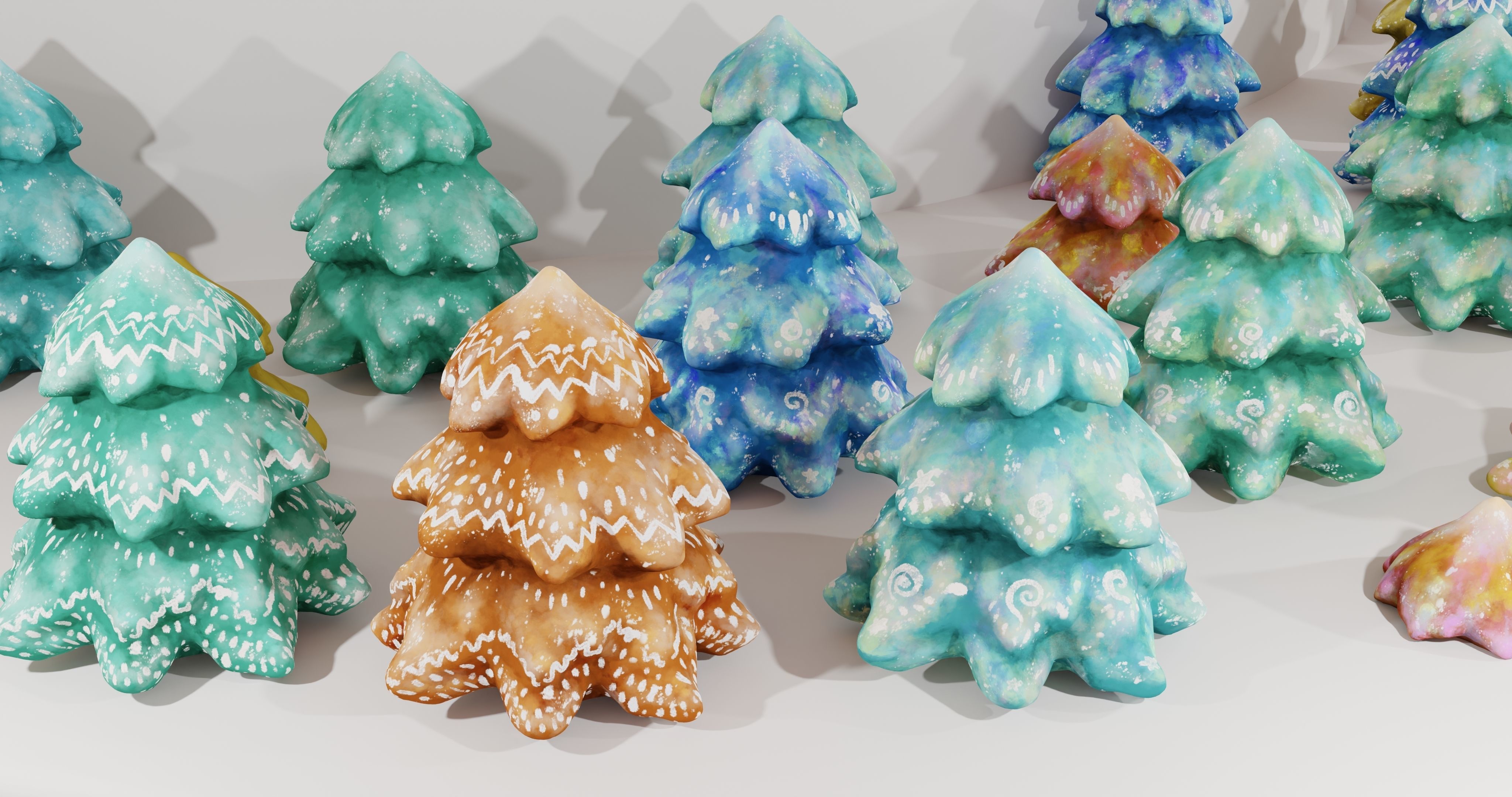 Stylized tree 3D model 3D printable | CGTrader