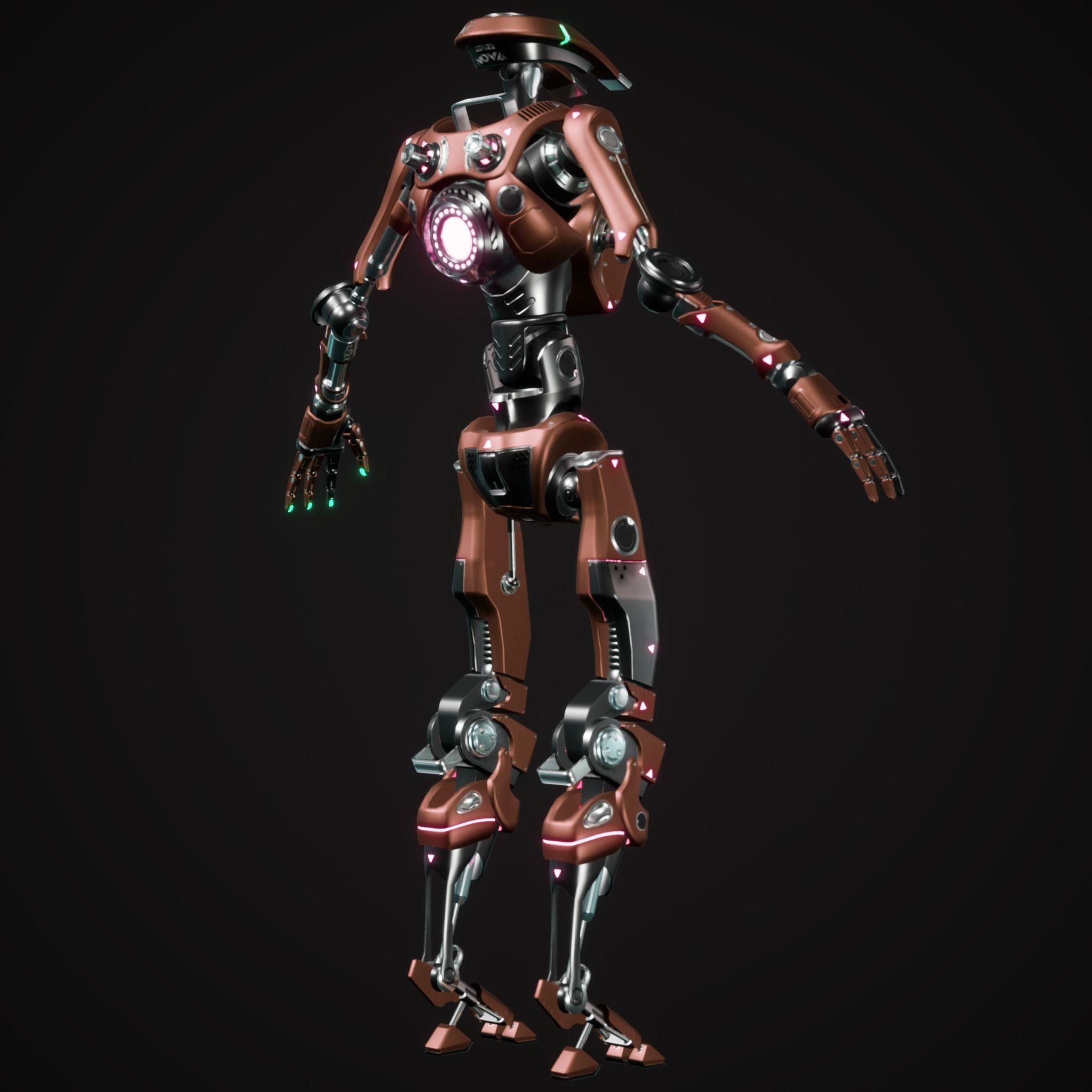 3D model Scout Robot VR / AR / low-poly | CGTrader