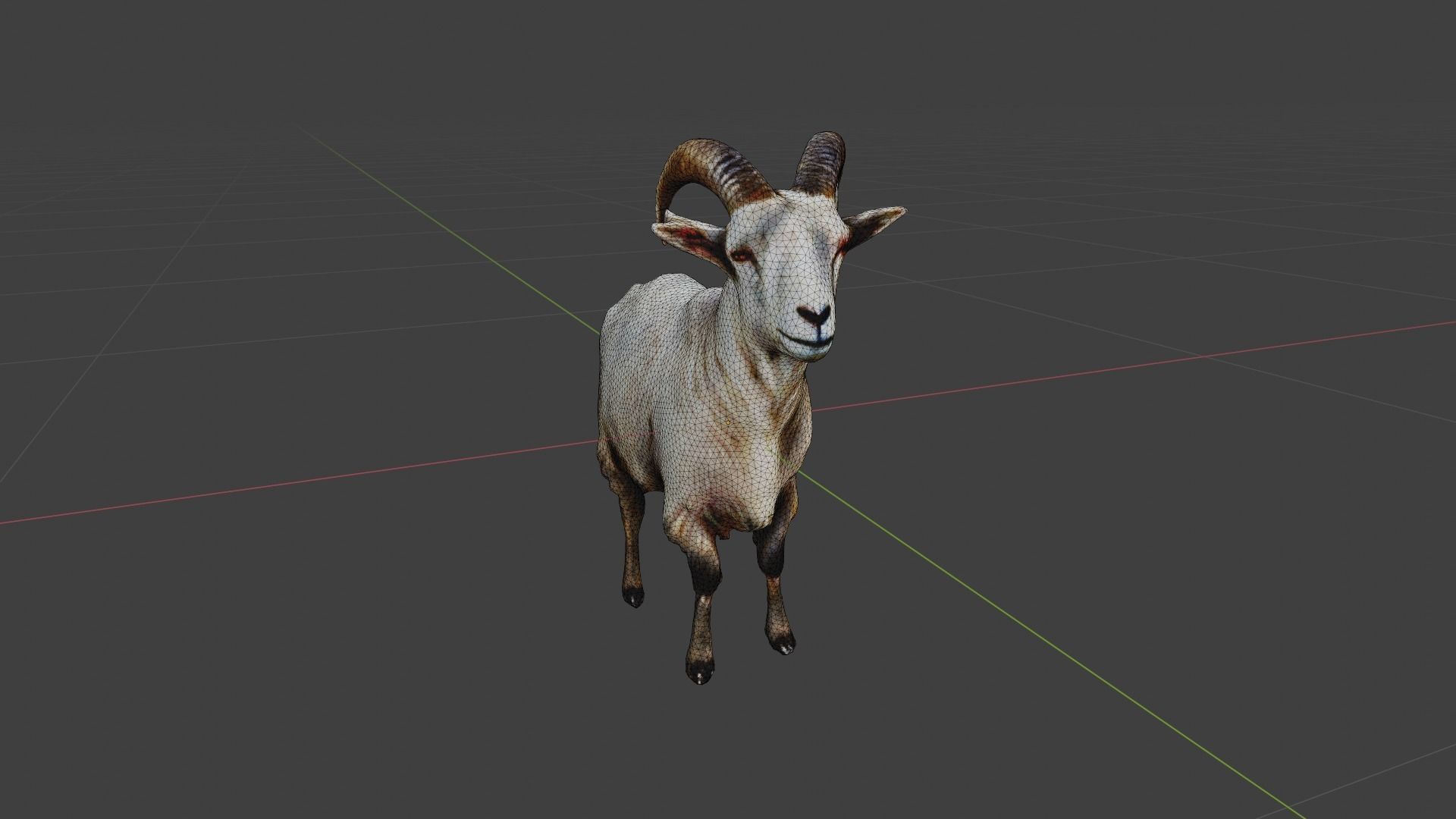 3D model Goat Animal VR / AR / low-poly | CGTrader