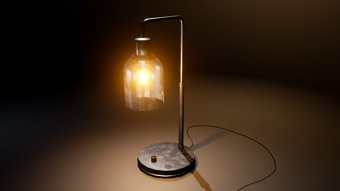3D model LO Poly Lamp VR / AR / low-poly | CGTrader