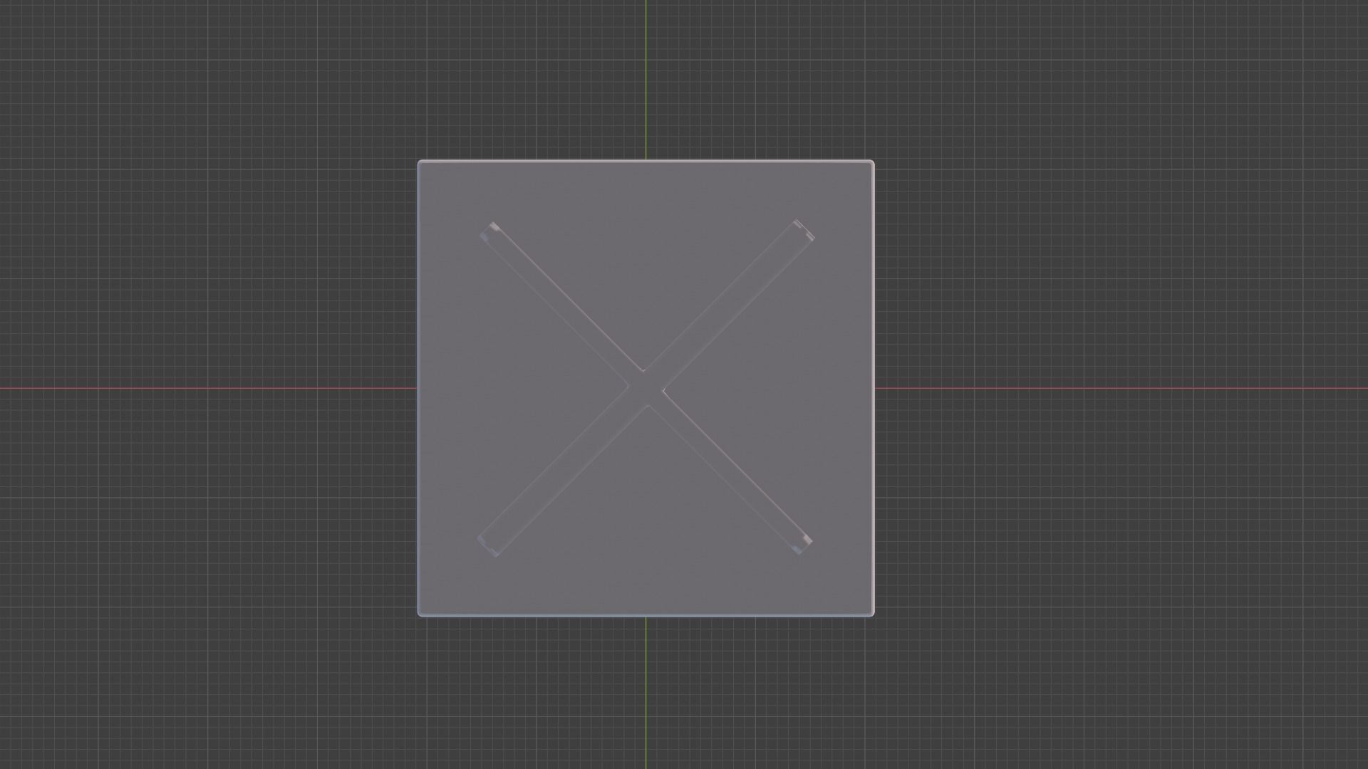 Editable Modern design squared coffee table 3D model 3D printable ...